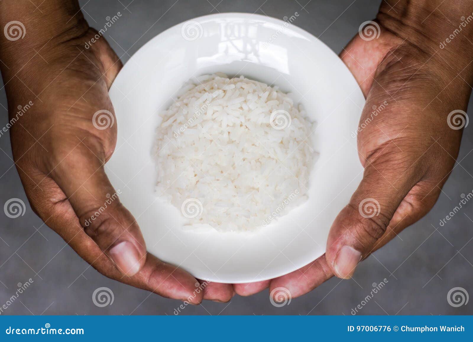 Cooked rice stock photo. Image of heart, hands, culture - 97006776