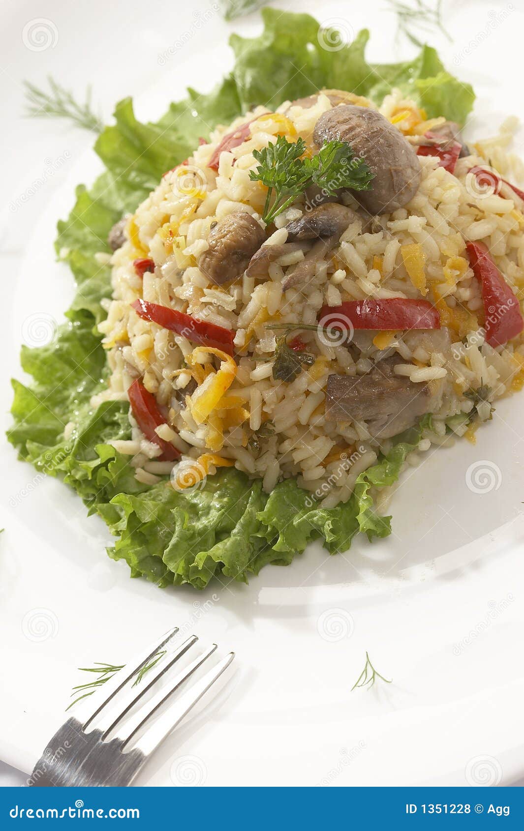 Cooked rice - risotto stock photo. Image of boil, dish - 1351228