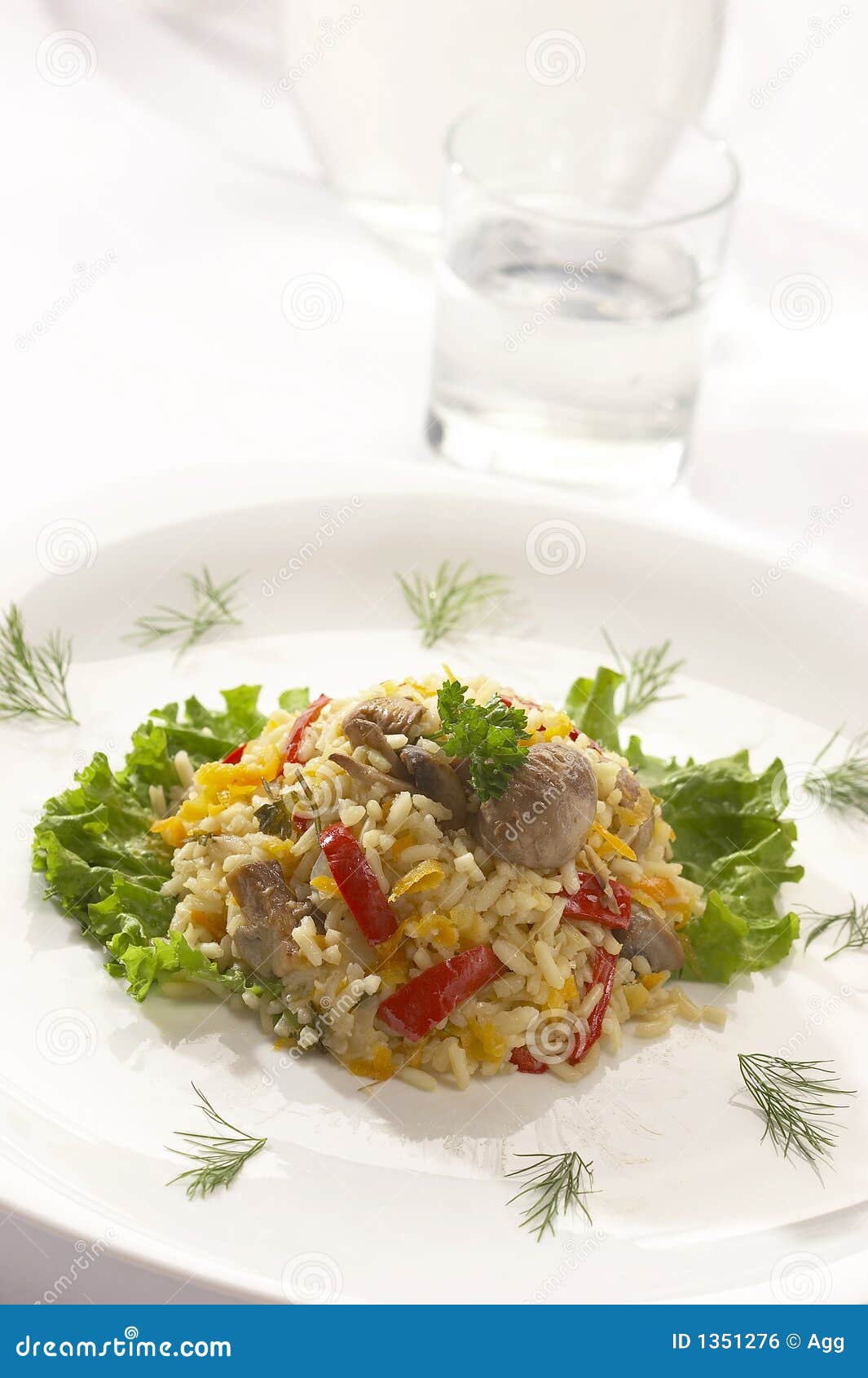Cooked rice - risotto stock photo. Image of pilau, meal - 1351276