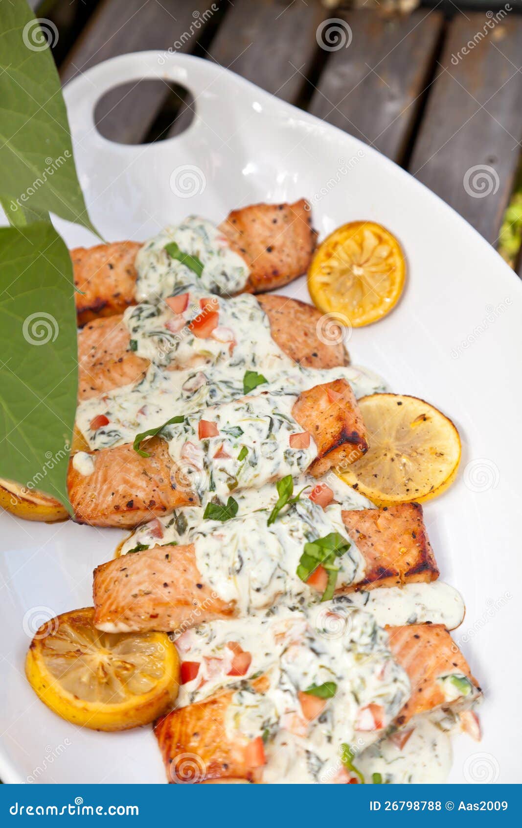 Cooked salmon stock photo. Image of lunch, grilled, cooking - 26798788