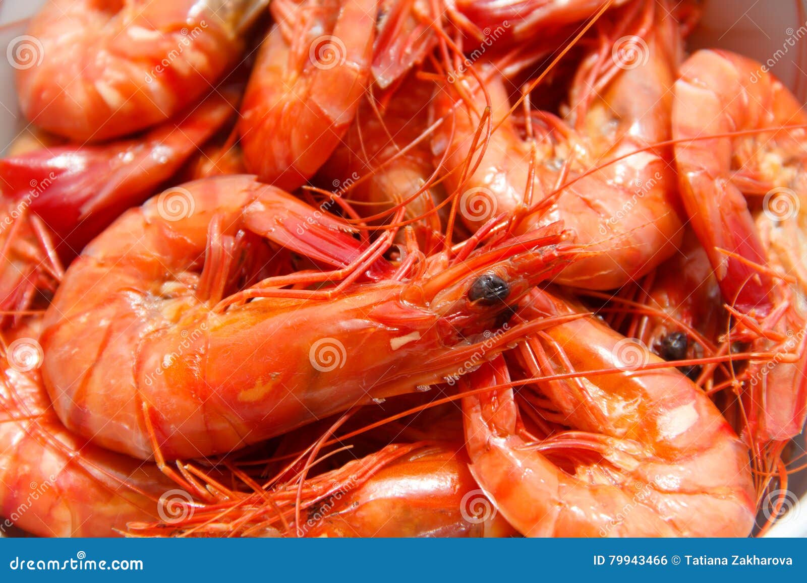 Cooked Shrimp. Close-up. Asia. Seafood. Stock Photo - Image of country ...