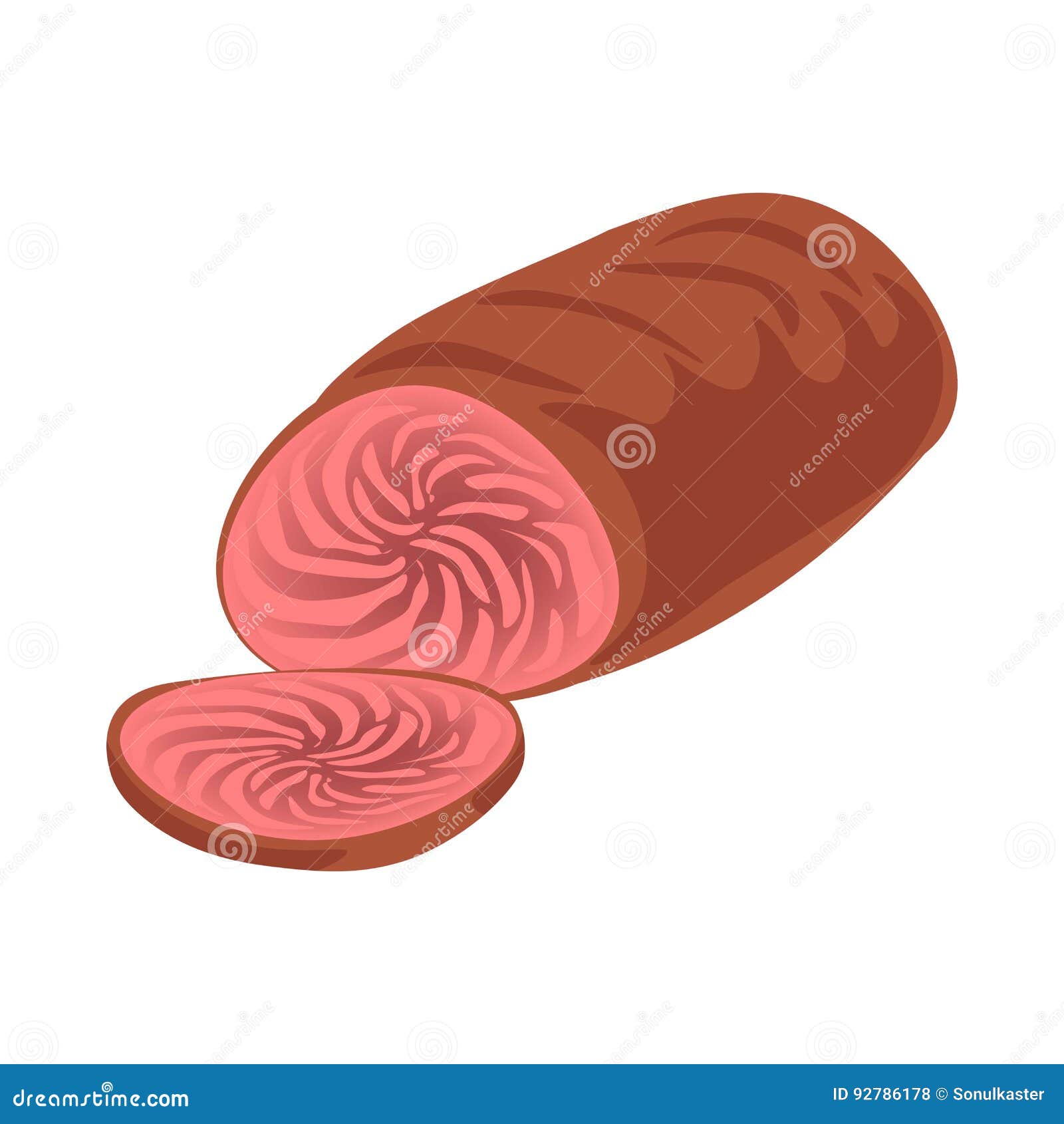 Cooked Sliced Stock Illustrations – 2,012 Cooked Sliced Stock ...