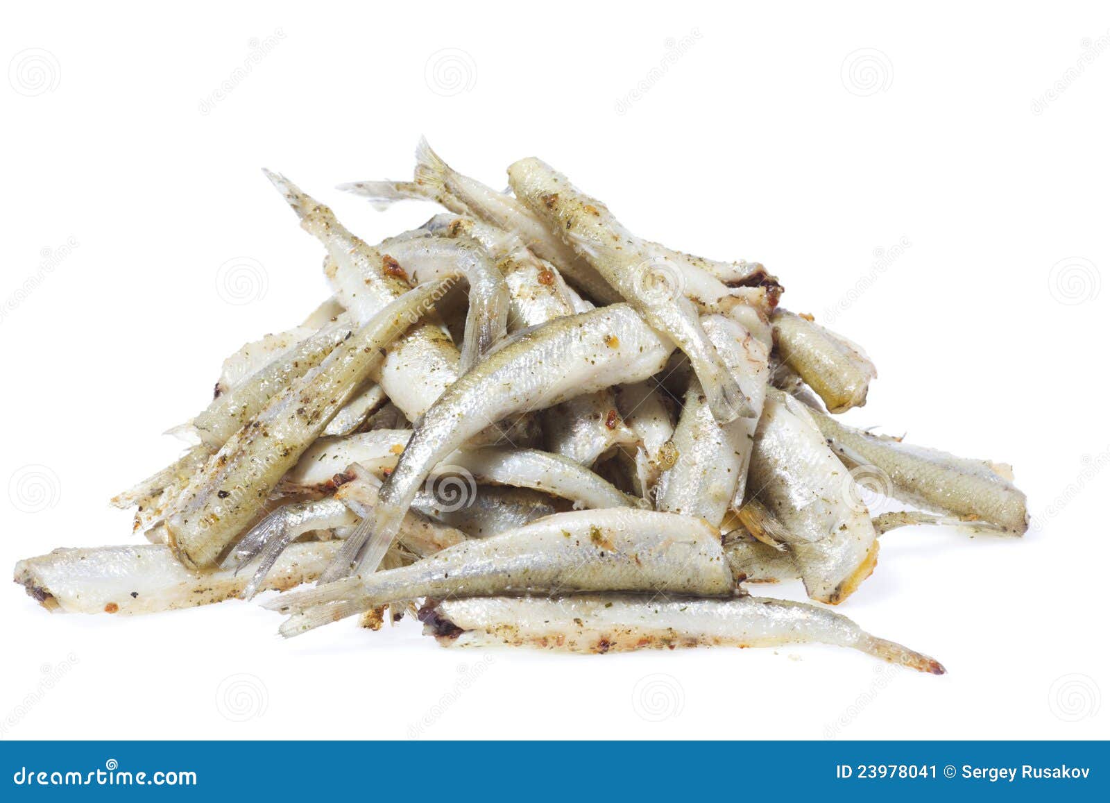 Cooked small fish stock image. Image of shishamo, isolated - 23978041