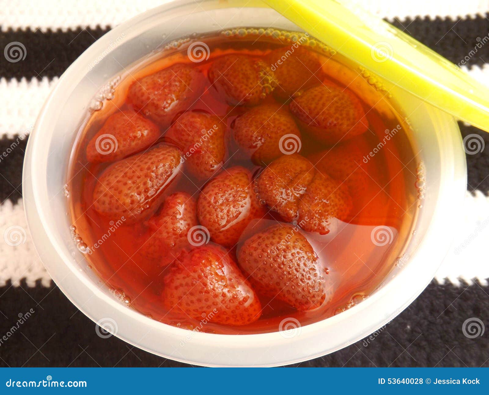 Cooked strawberries stock photo. Image of sweets, snack - 53640028