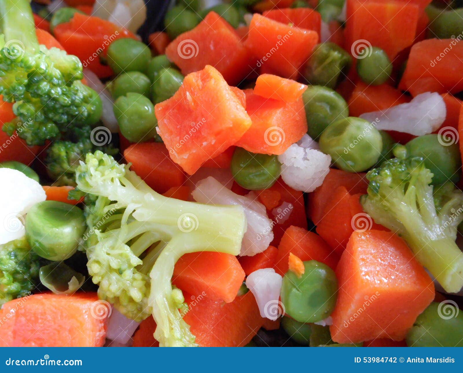 Cooked vegetable stock photo. Image of cooked, dinner - 53984742