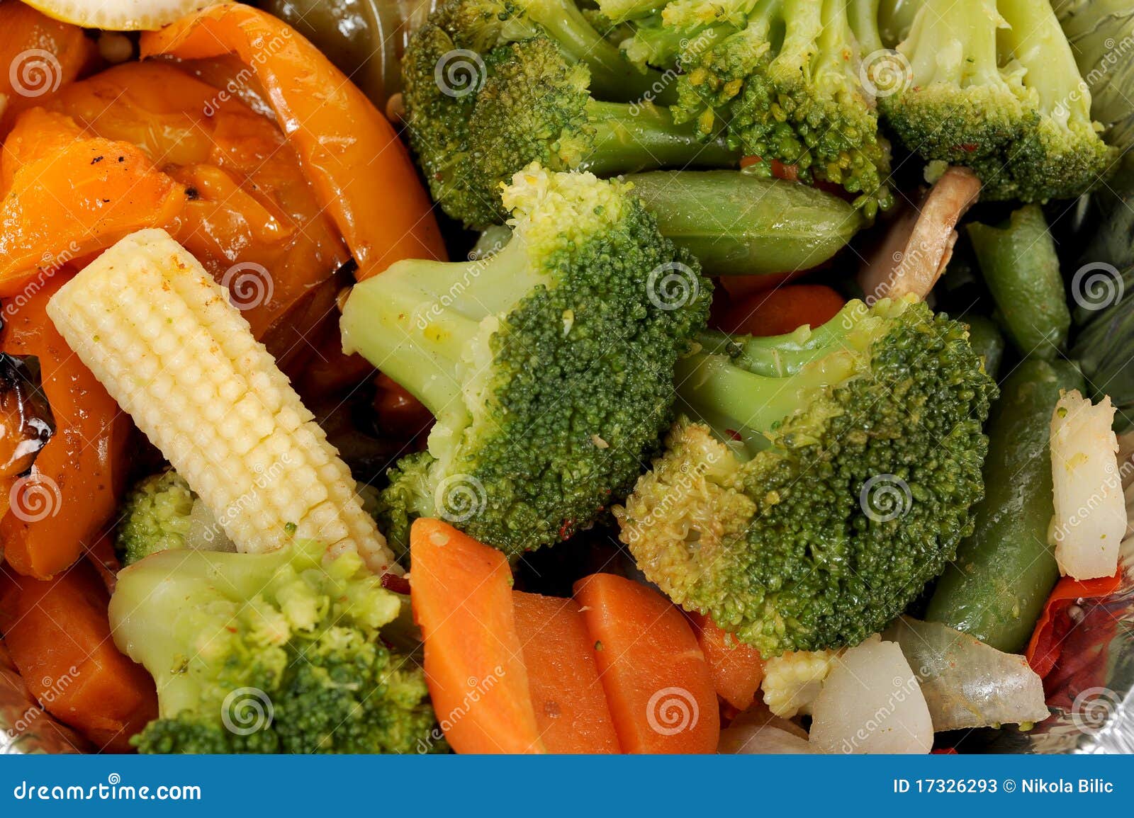 Cooked Veggies stock image. Image of meal, pepper, dinner - 17326293
