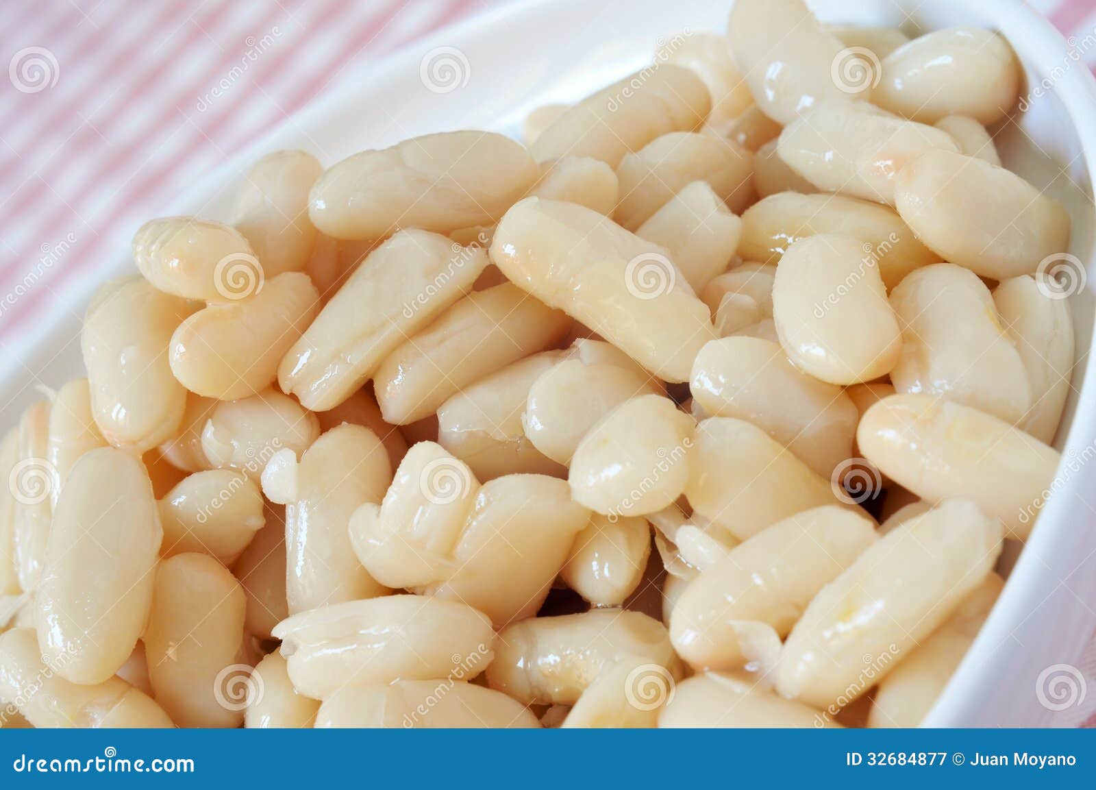 Cooked white beans stock image. Image of culinary, eating - 32684877