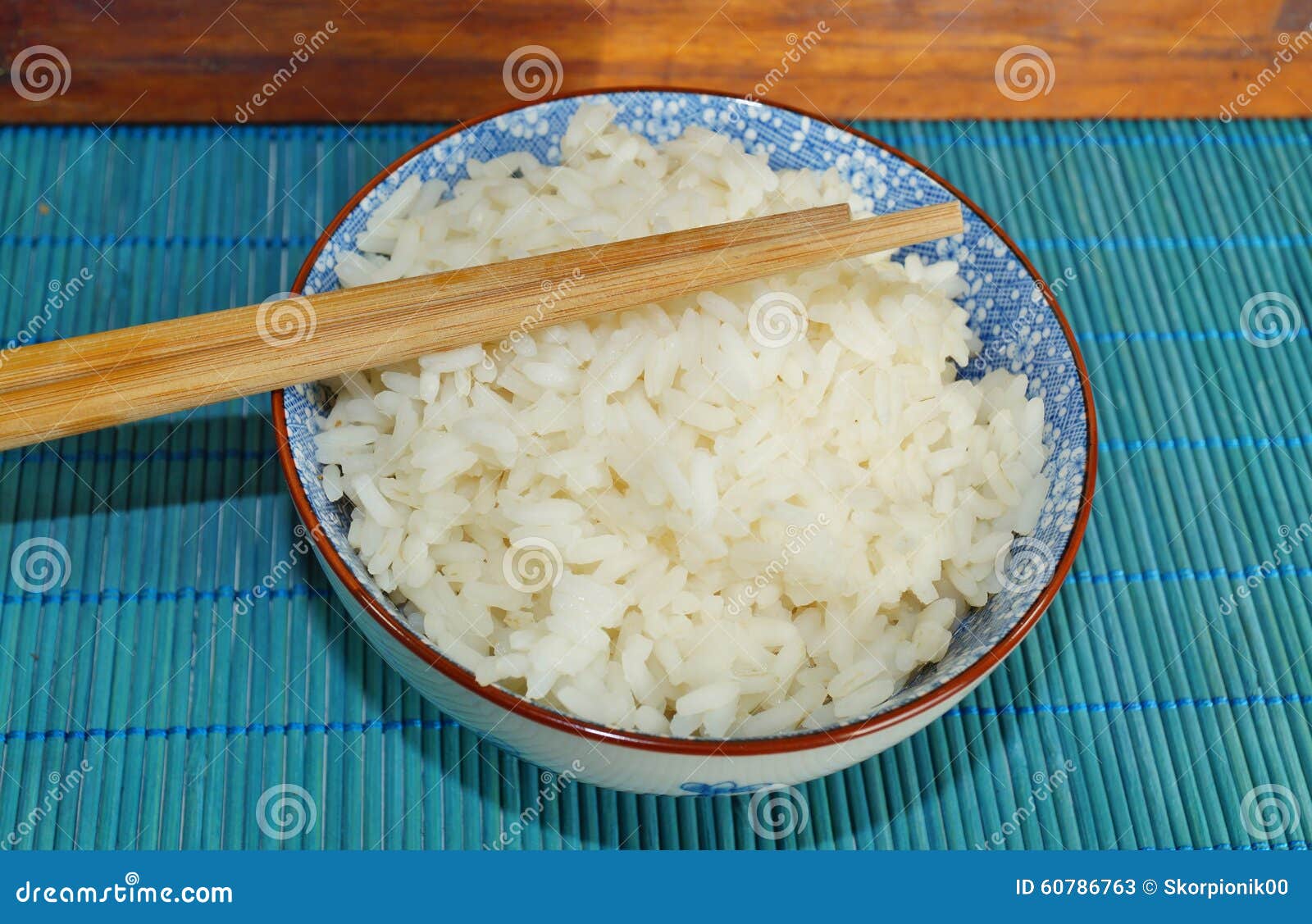 Cooked White Rice in a Nice Dish - Jasmine Rice Stock Image - Image of ...