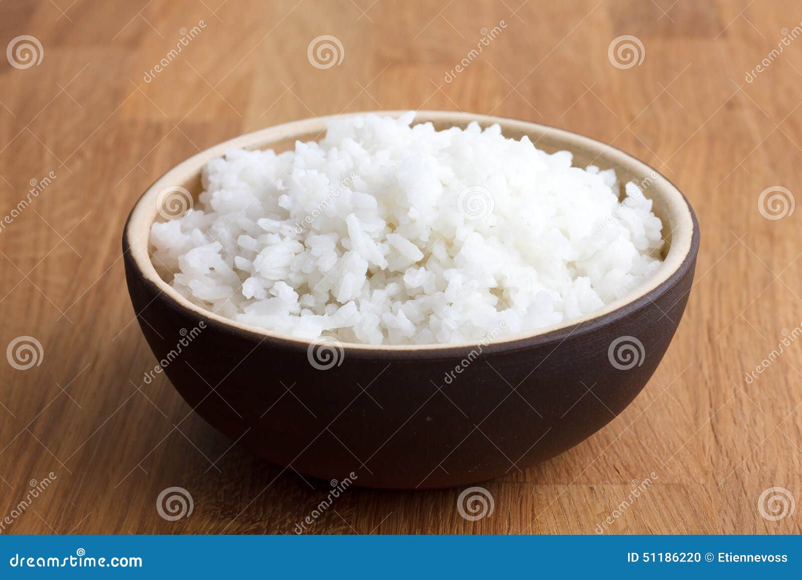 Cooked white rice. stock photo. Image of carbohydrate - 51186220