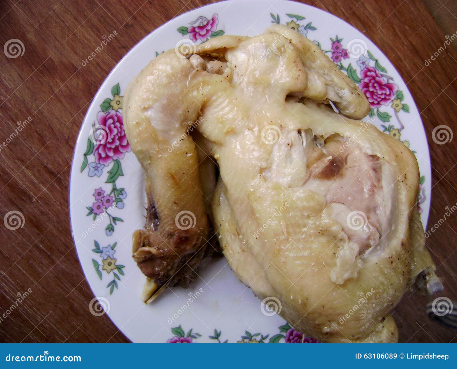 Cooked whole chicken stock image. Image of bird, broiler - 63106089
