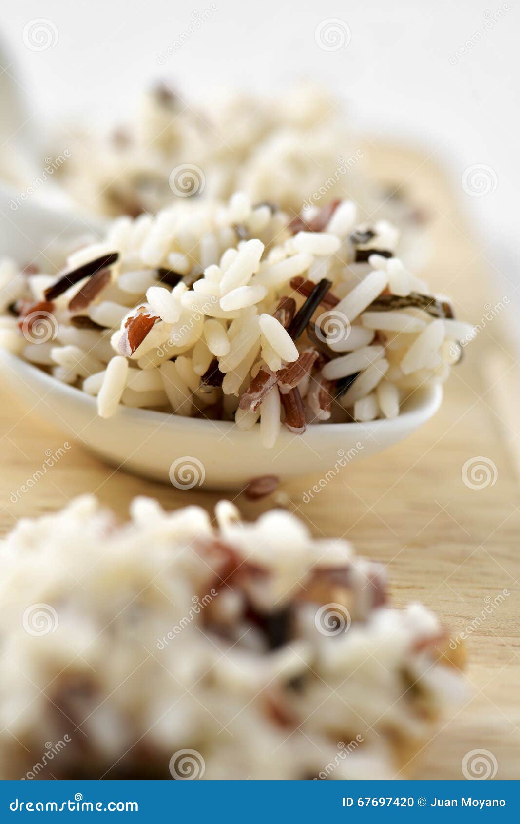 Cooked wild rice stock photo. Image of porcelain, dietary - 67697420