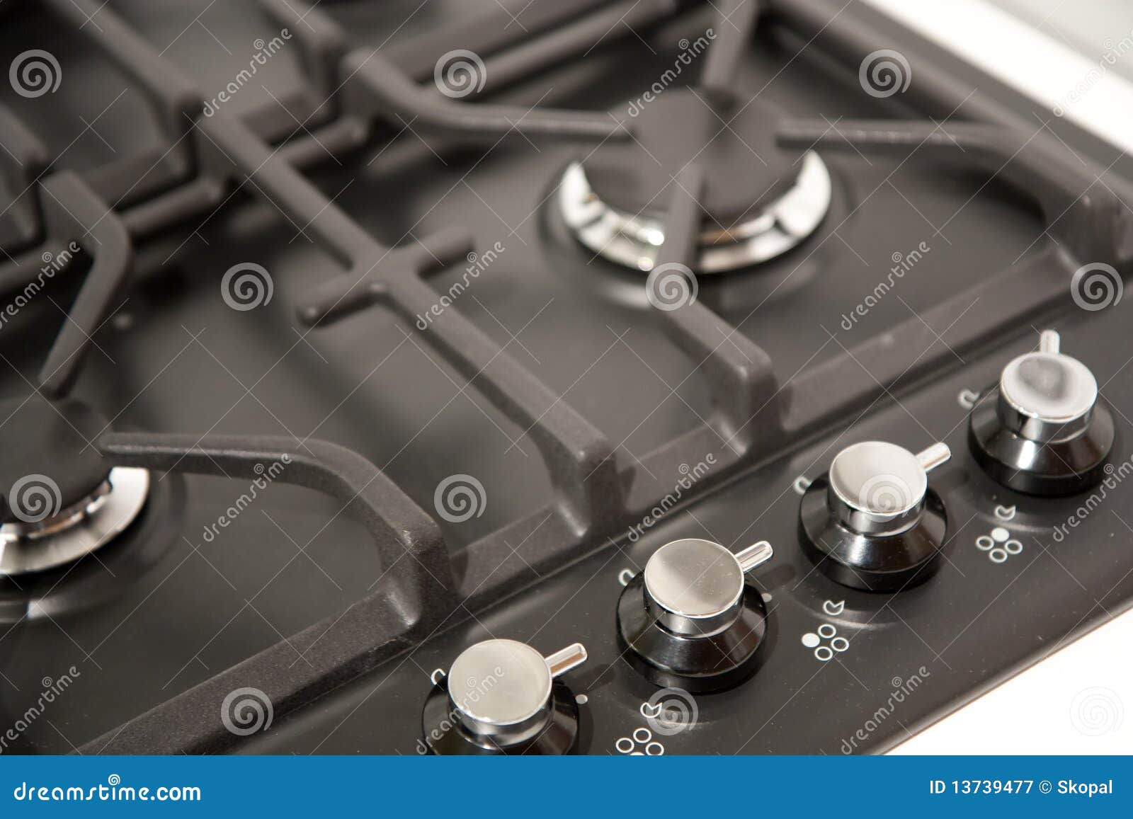 Cooker control stock image. Image of kitchen, hotplate - 13739477