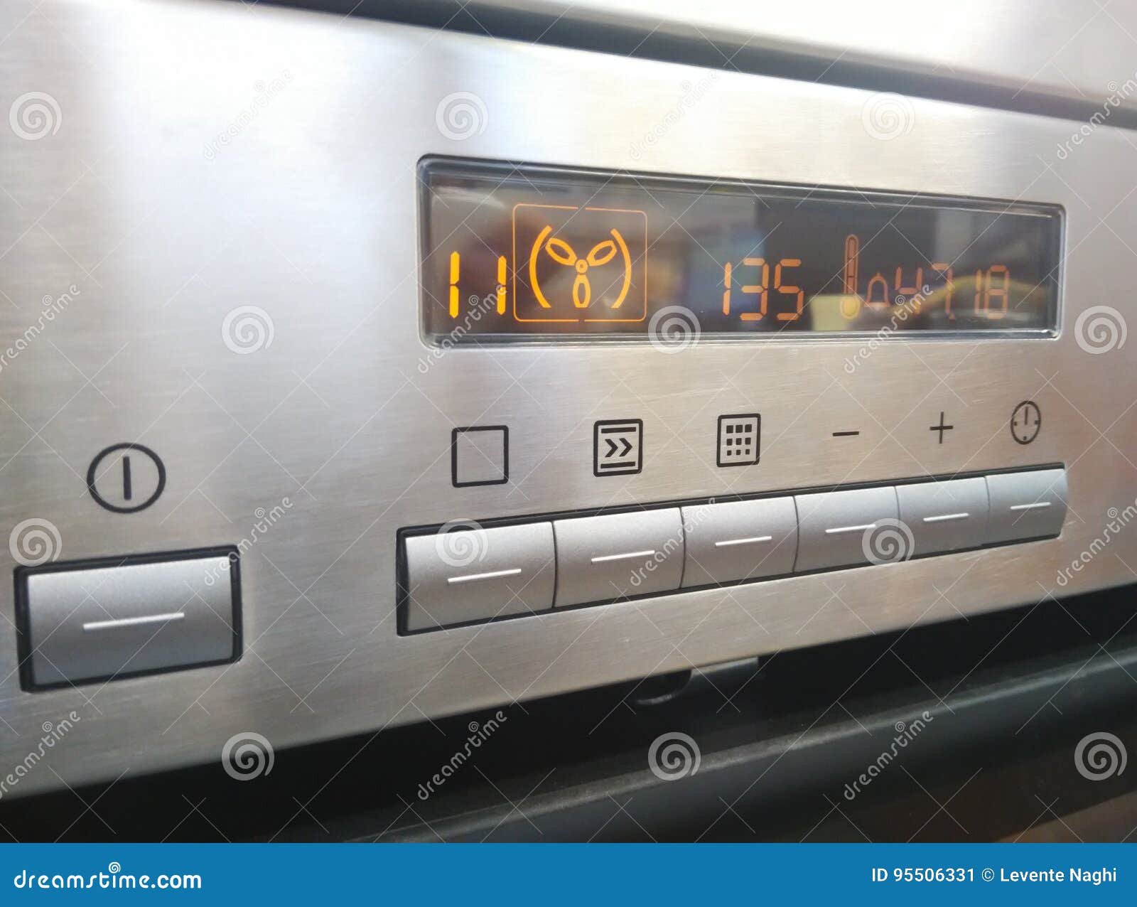 Cooker front panel stock image. Image of panel, dispaly - 95506331