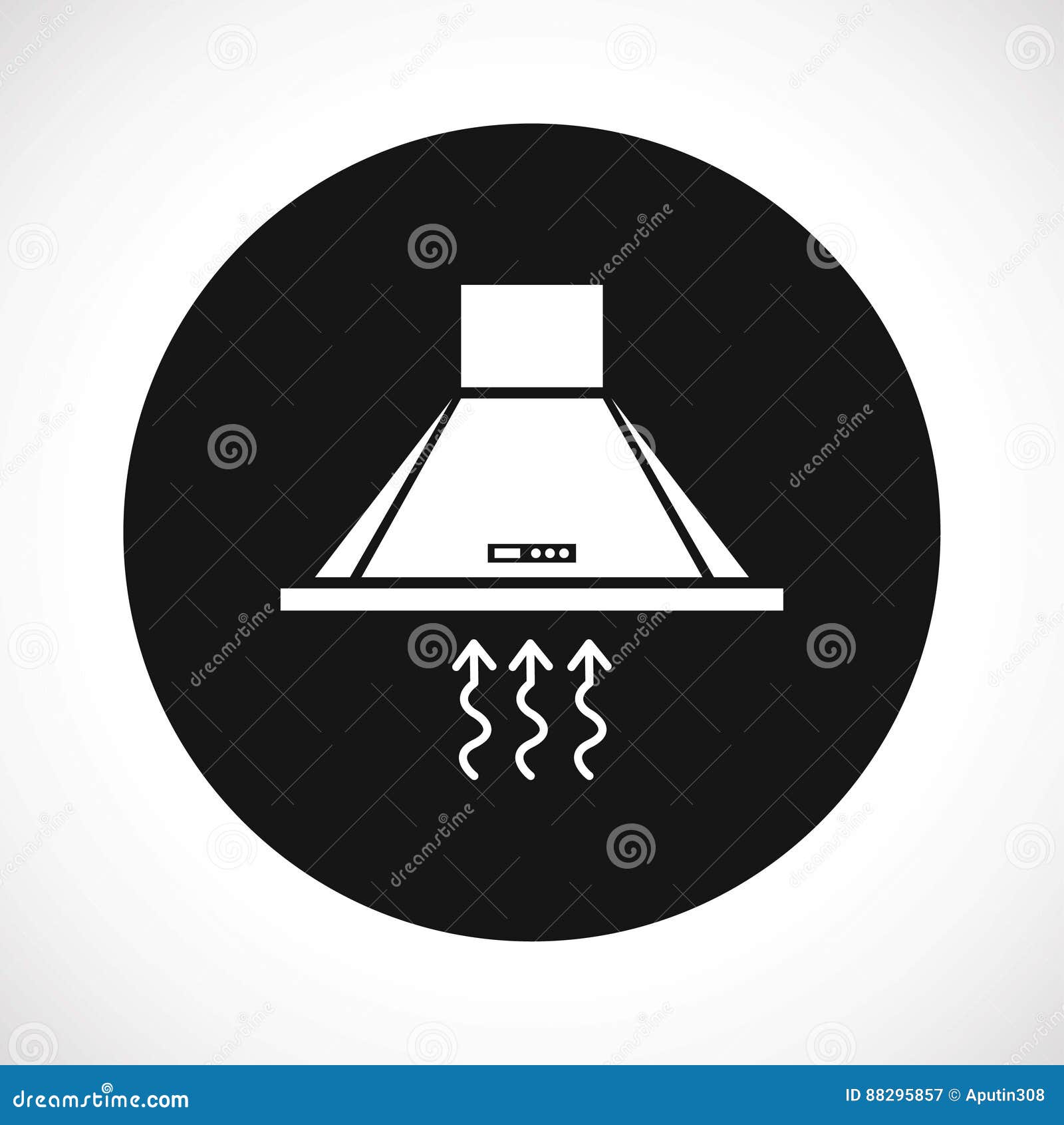 Cooker hood stock vector. Illustration of concept, kitchen - 88295857