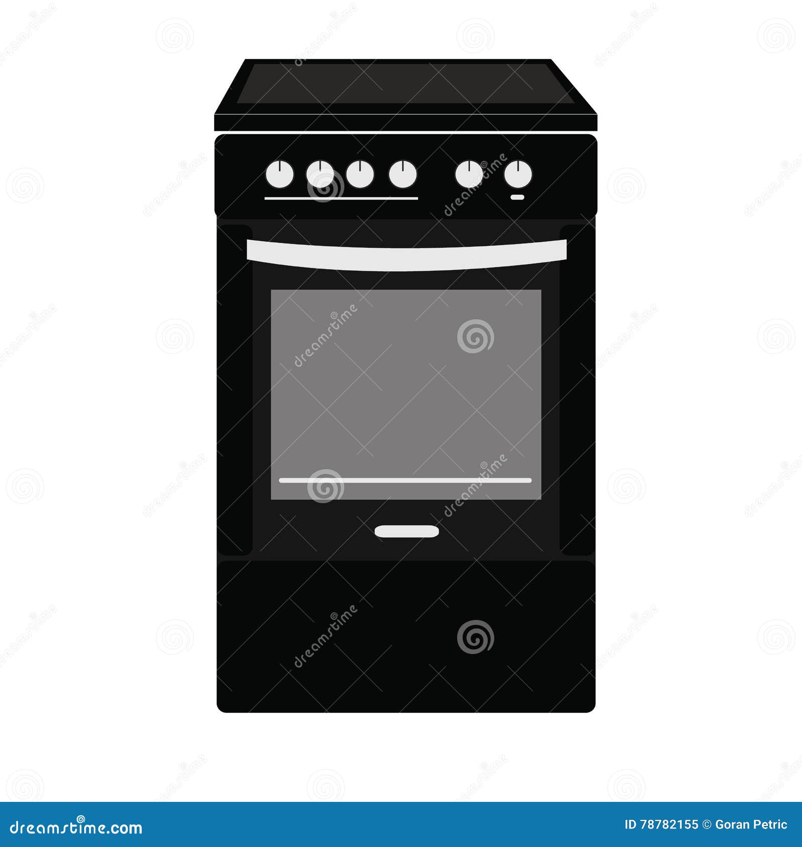 Cooker Icon and Vector Illustration Stock Illustration - Illustration ...