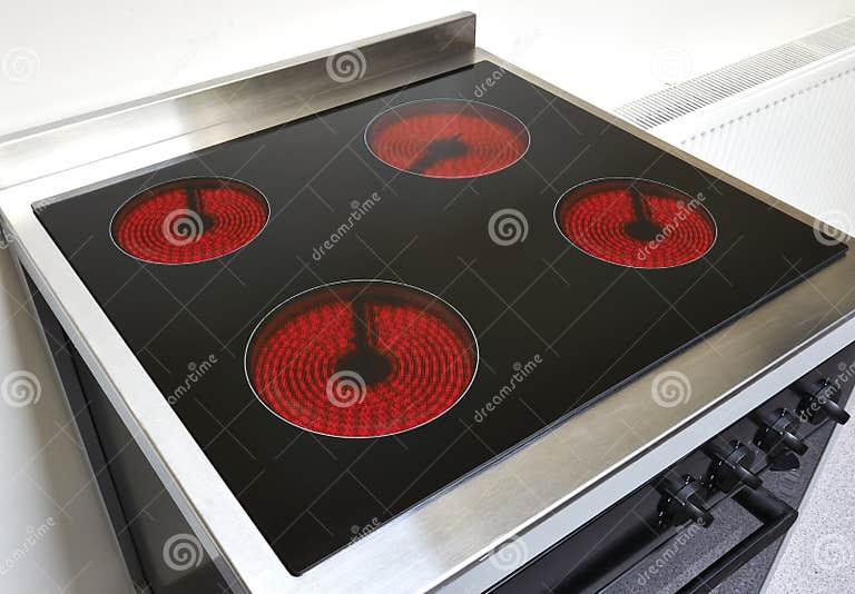 Cooker in a modern kitchen stock photo. Image of rays - 34499842