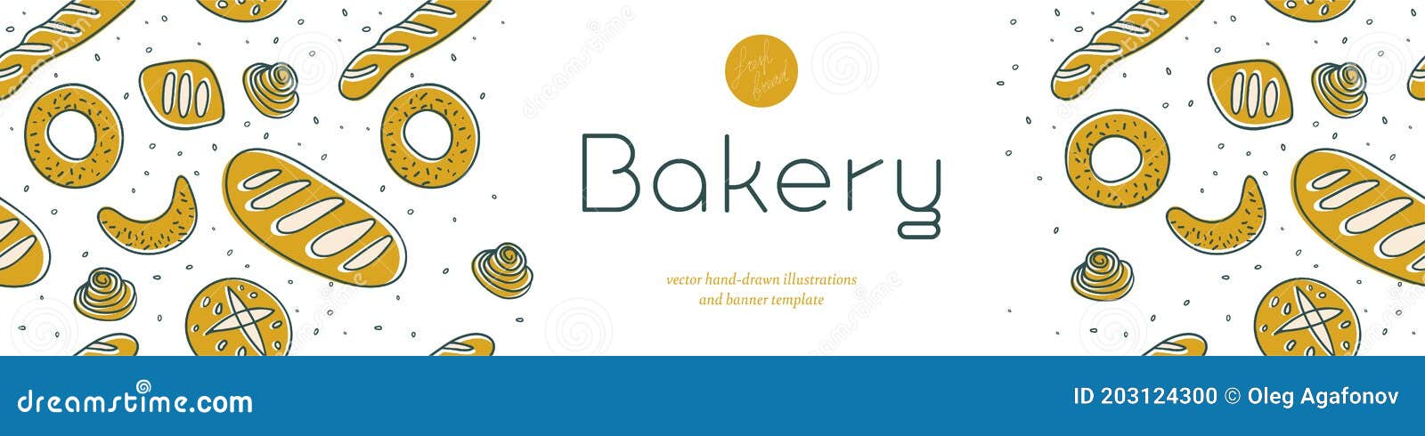 Cookery Banner with Hand-drawn Vector Illustrations. Cooking Courses ...