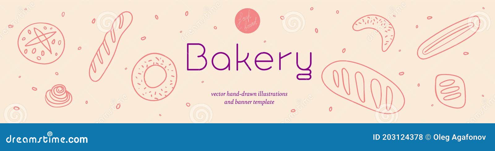 Cookery Banner with Hand-drawn Vector Illustrations. Cooking Courses ...