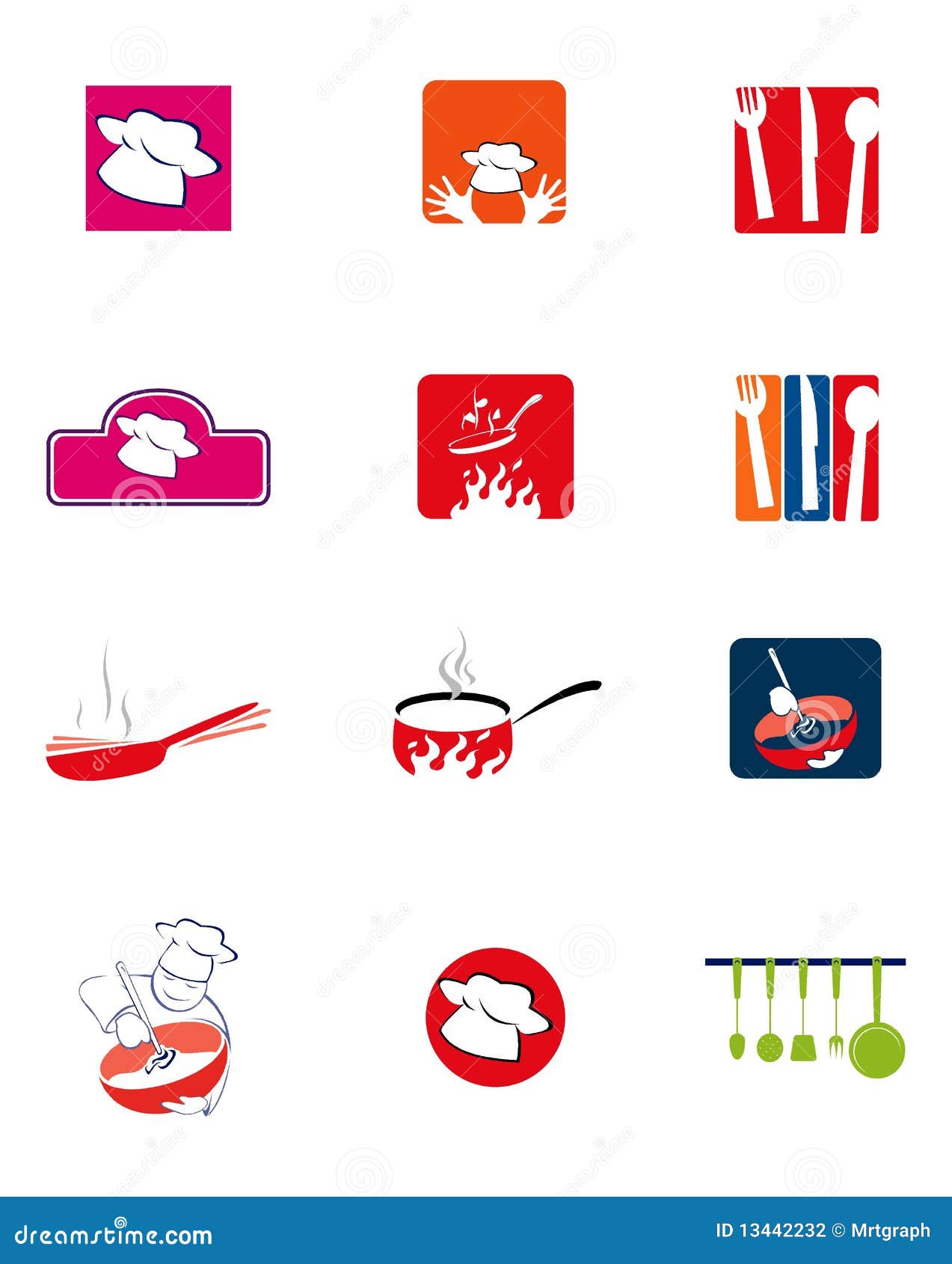 Cookery Logos Vector Illustration | CartoonDealer.com #13442232