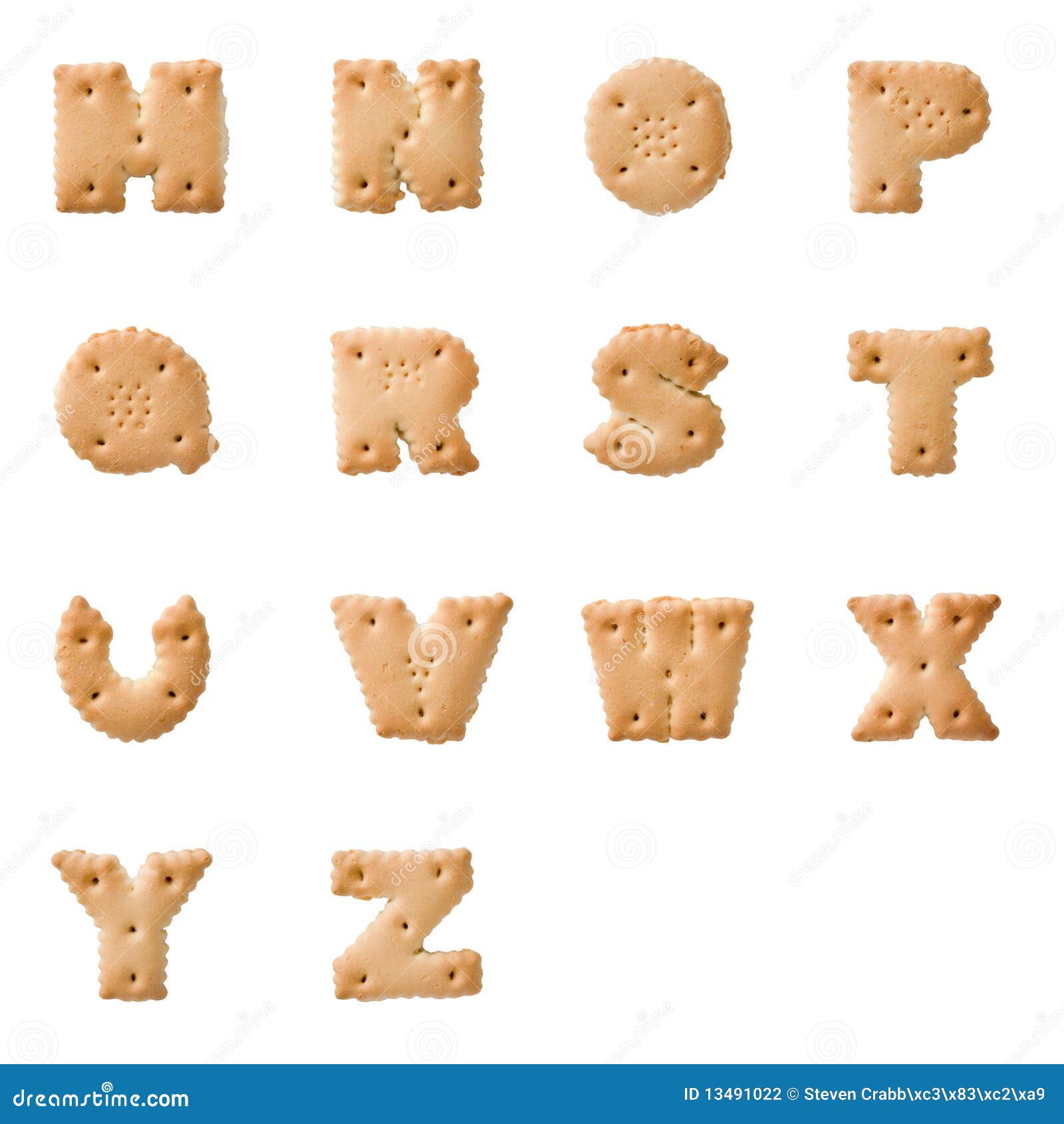 Cookie alphabet stock photo. Image of isolated, chip - 13491022