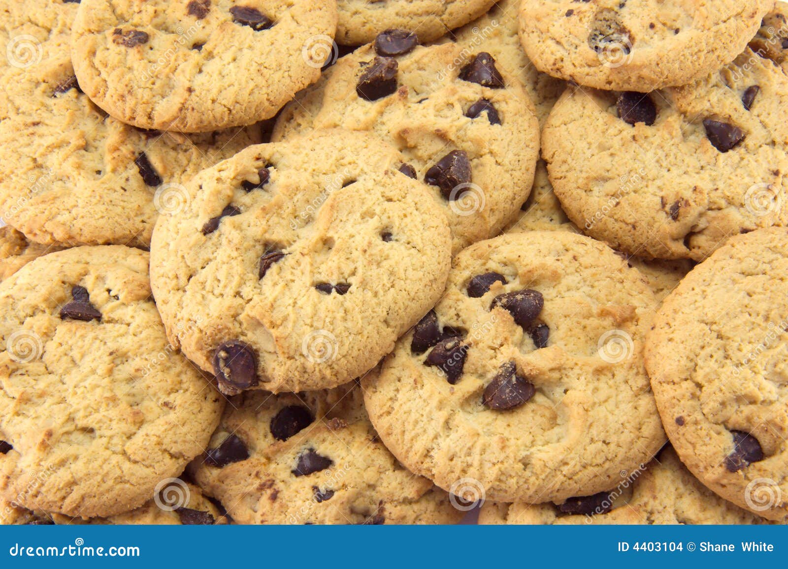Cookie background. stock photo. Image of nutrition, chip - 4403104