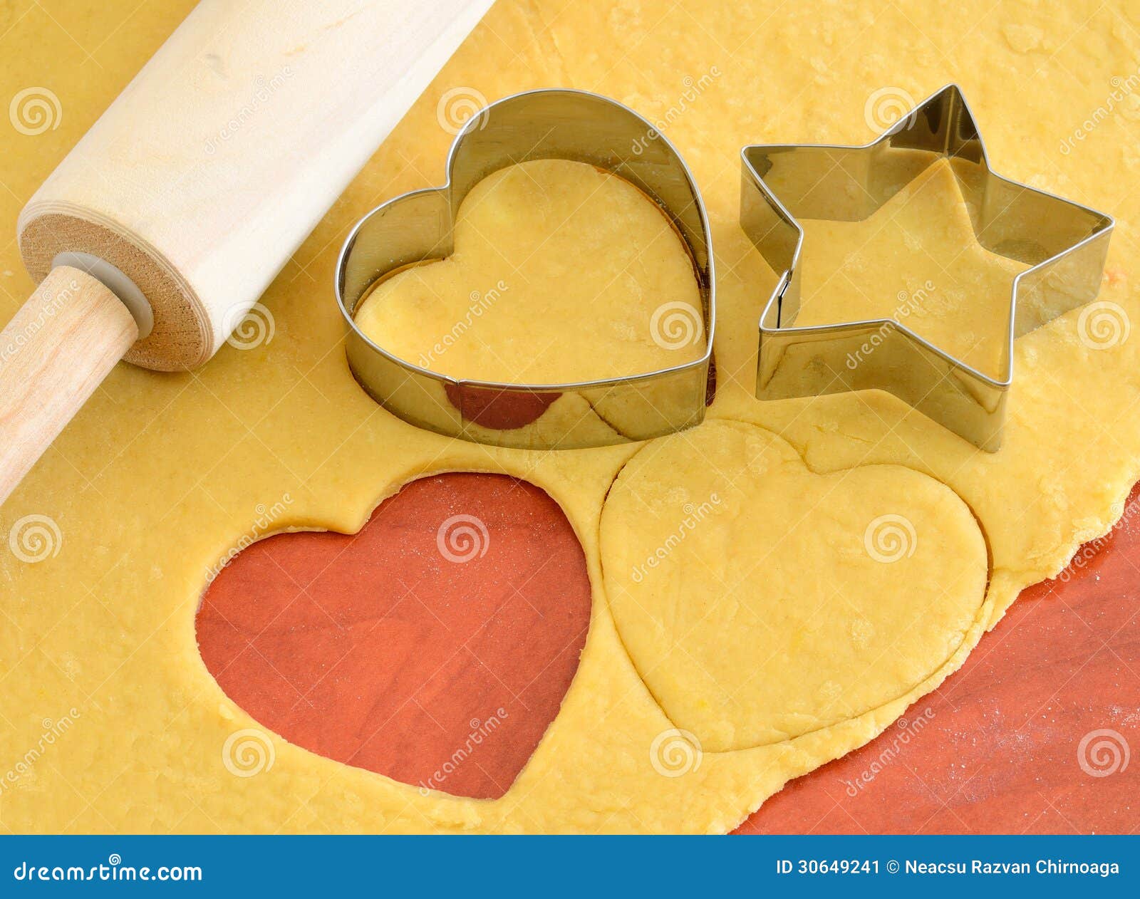 Cookie cutter forms stock image. Image of stick, food - 30649241