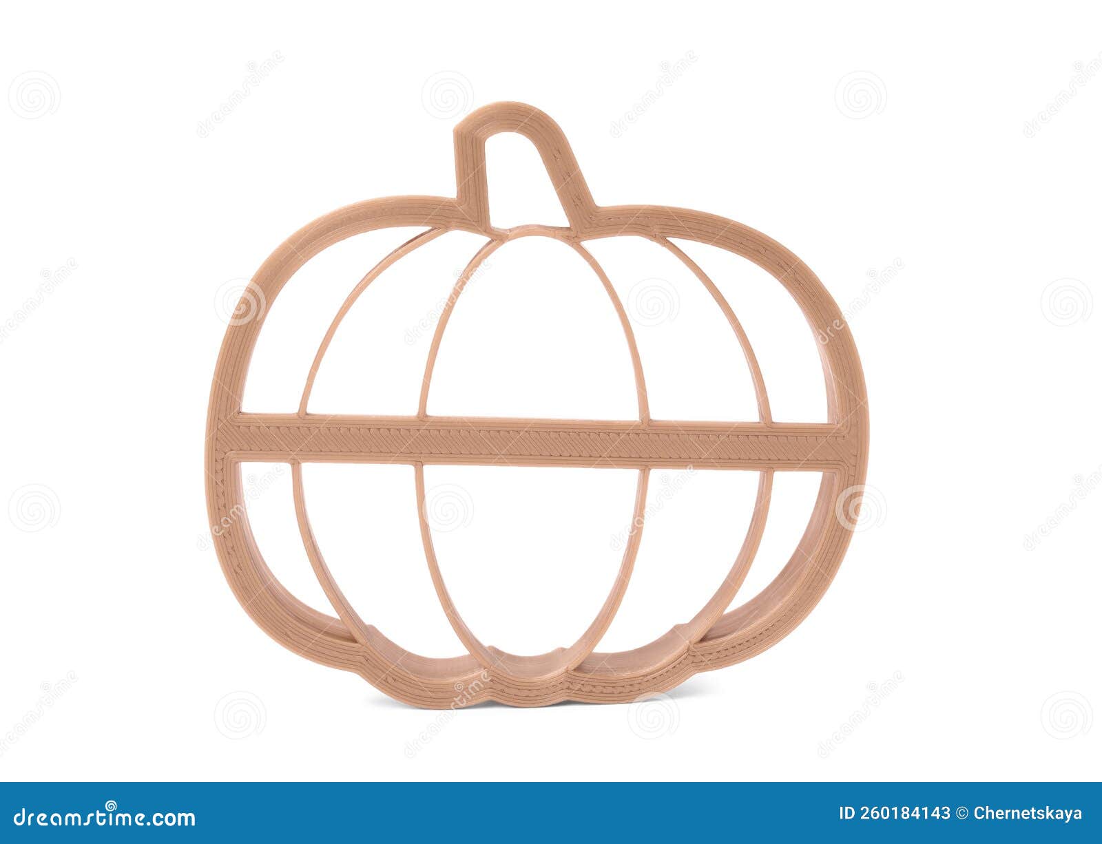 Cookie Cutter in Shape of Pumpkin Isolated on White Stock Image - Image ...