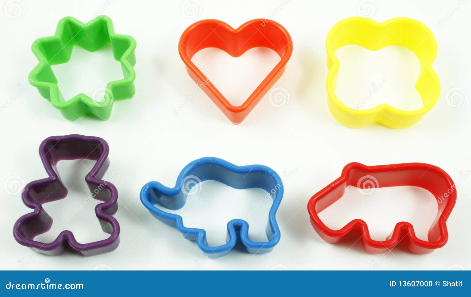 Cookie cutters stock photo. Image of green, cooking, heart - 13607000