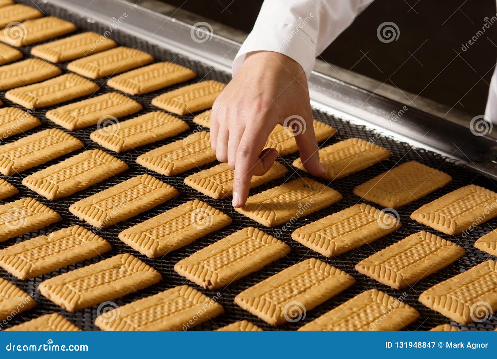 Cookie factory making stock image. Image of worker, product - 131948847