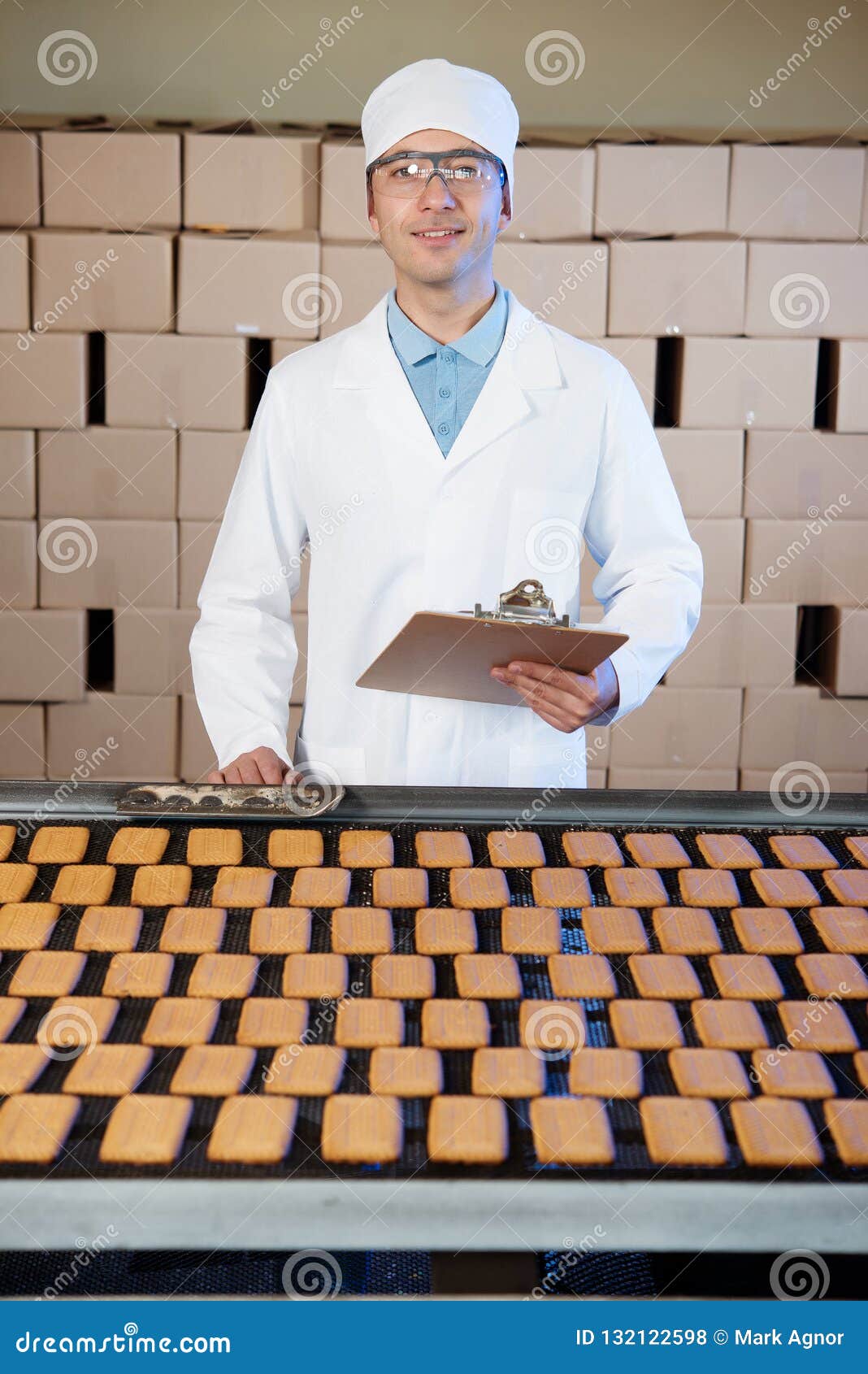 Cookie factory making stock photo. Image of cookery - 132122598