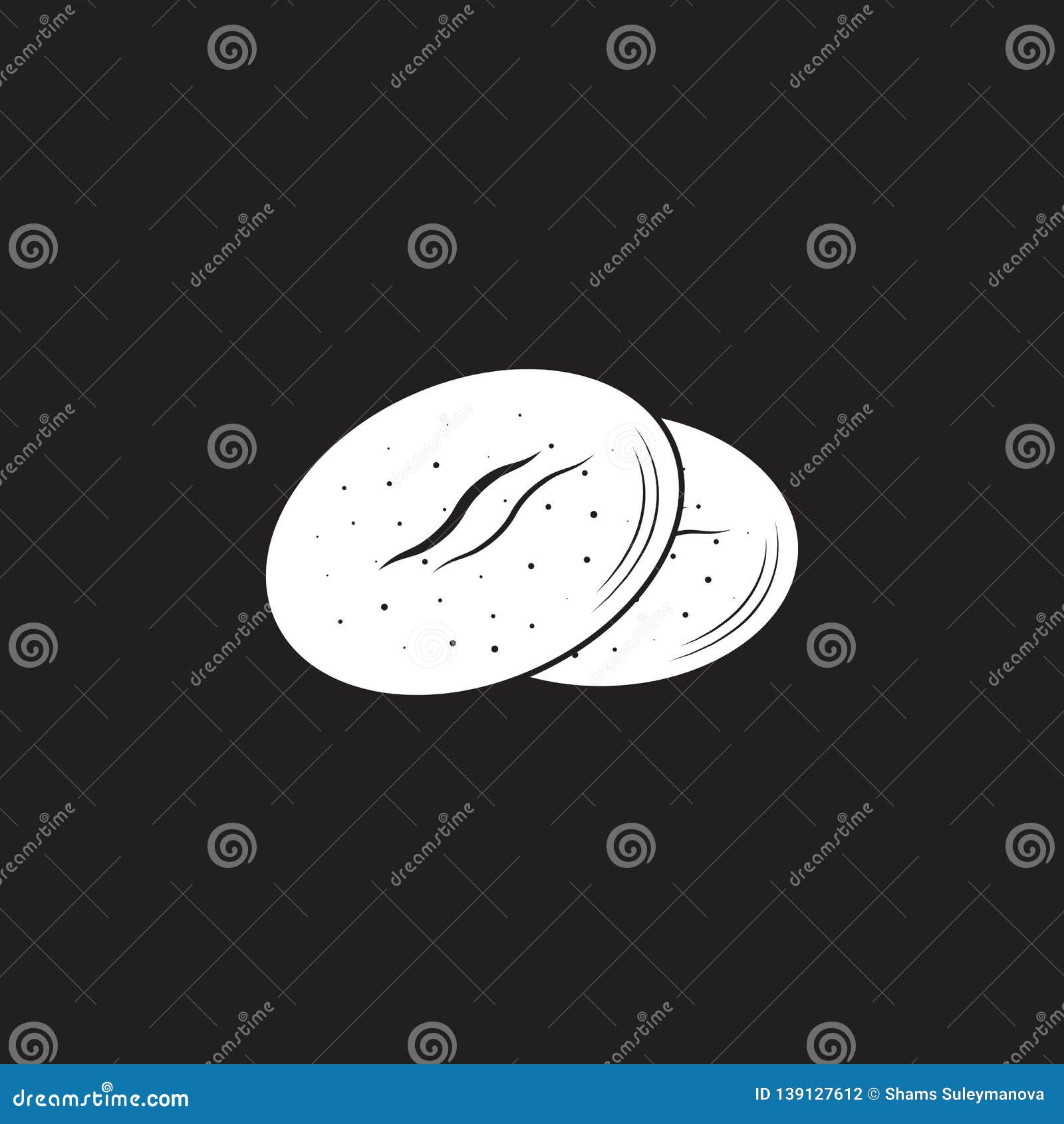 Cookie Icon. Simple Element Illustration. Cookie Symbol Design Template ...