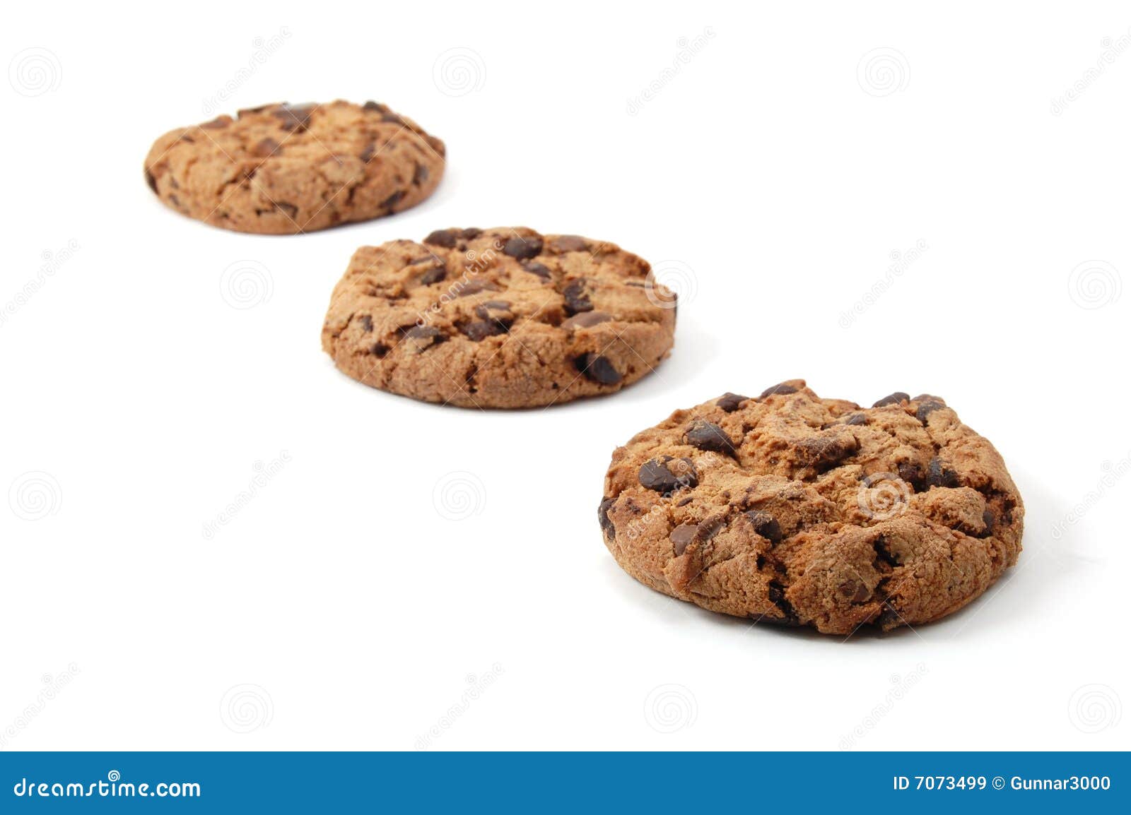 Cookie Isolated on White Background Stock Image - Image of cake, sweets ...