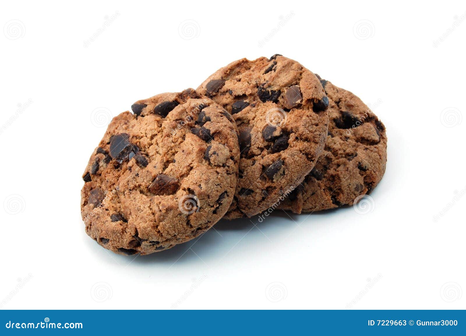 Cookie Isolated on White Background Stock Image - Image of sugar, diet ...