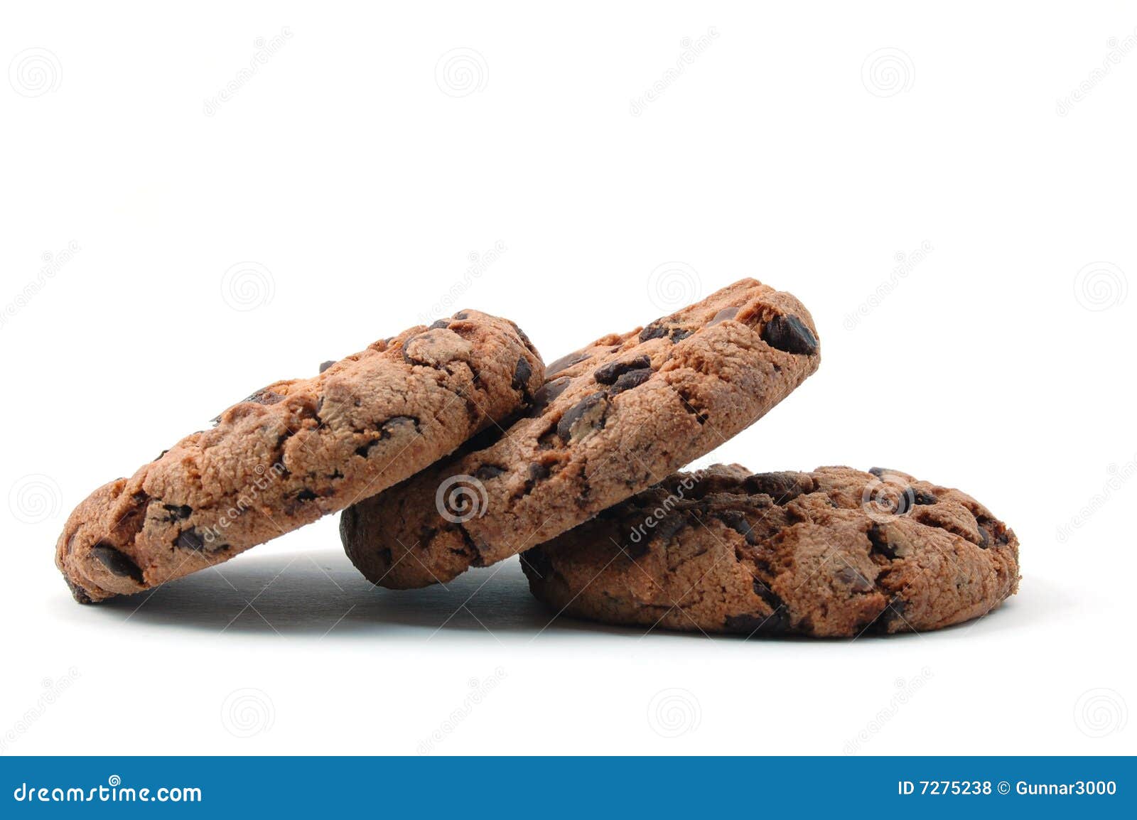 Cookie Isolated on White Background Stock Photo - Image of calories ...