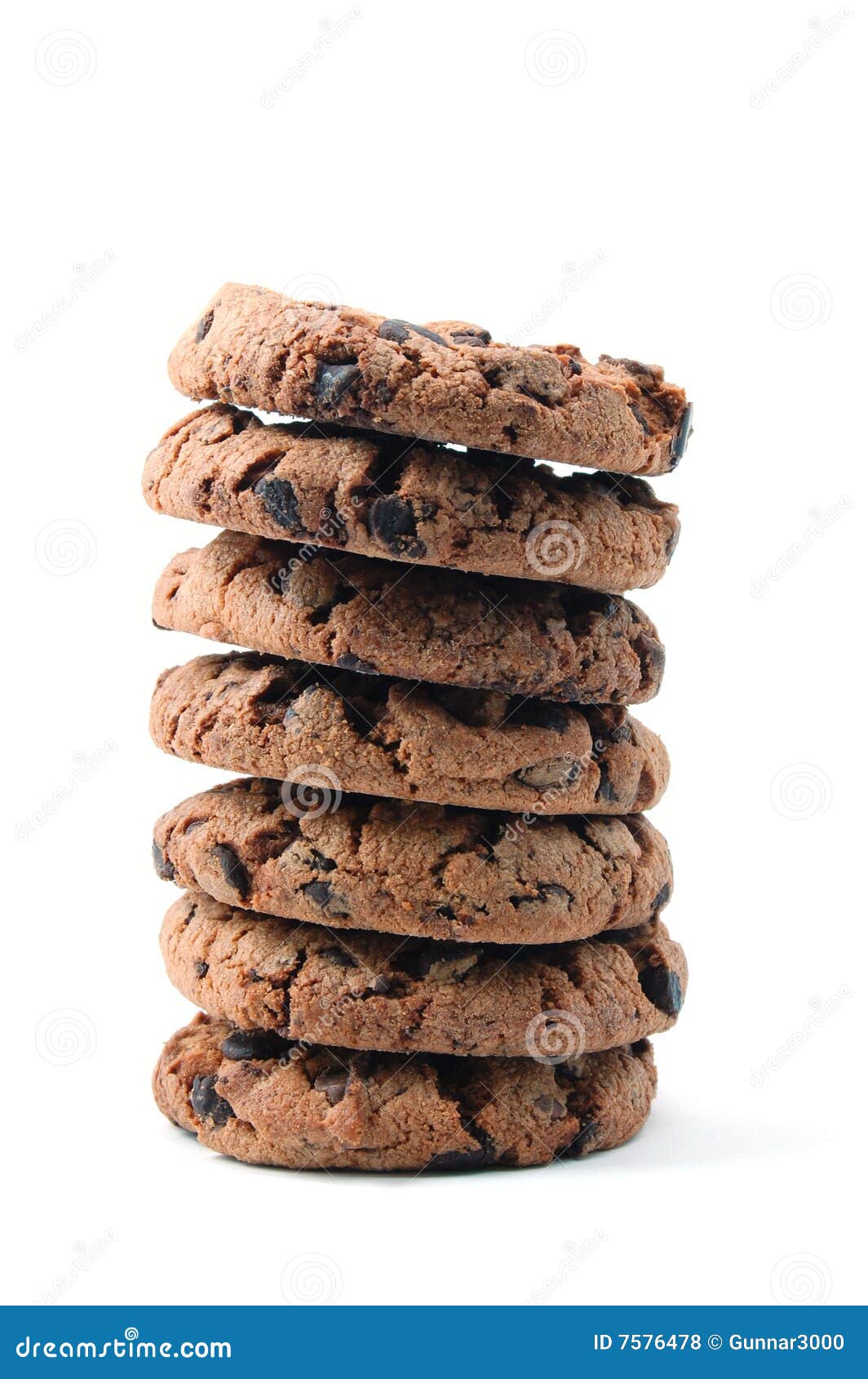 Cookie Isolated on White Background Stock Photo - Image of candy ...
