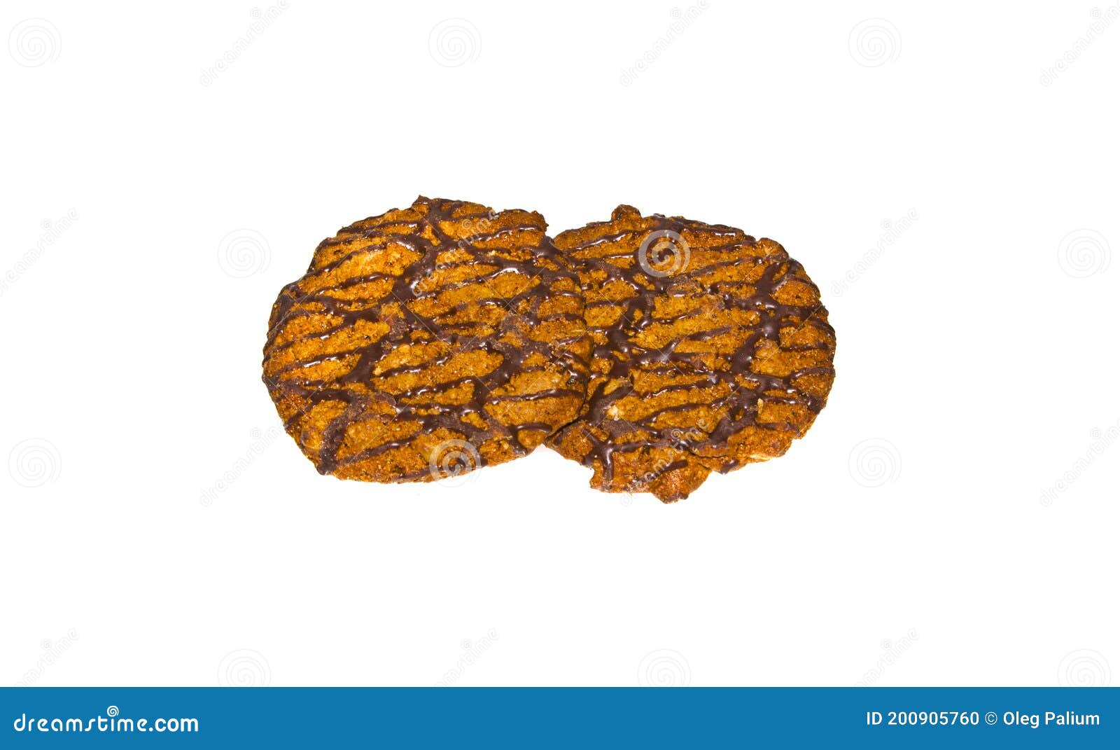 Cookie Isolated on White Background Stock Photo - Image of christmas ...