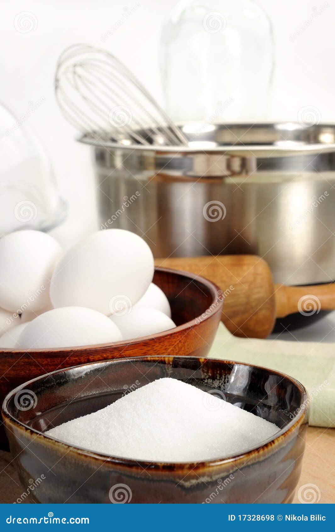 Cookie Making in Process stock photo. Image of eggs, bowl - 17328698