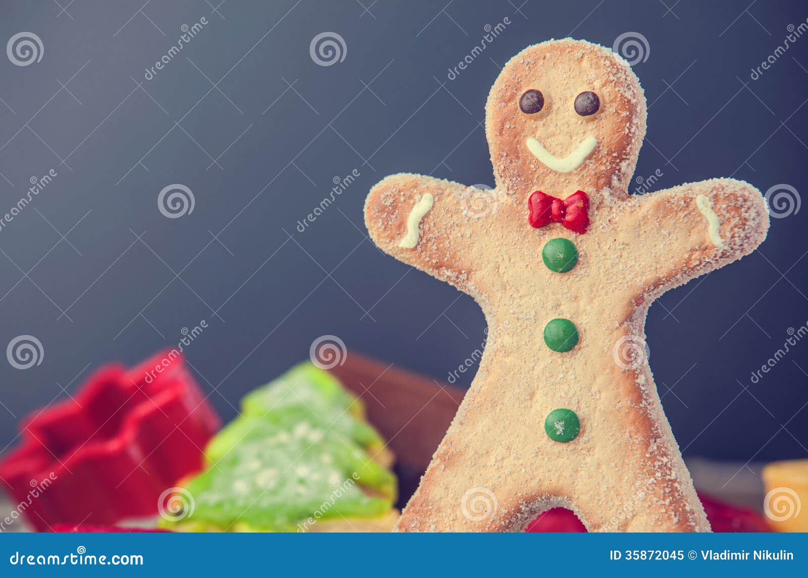 Cookie man stock image. Image of closeup, pastry, calories - 35872045