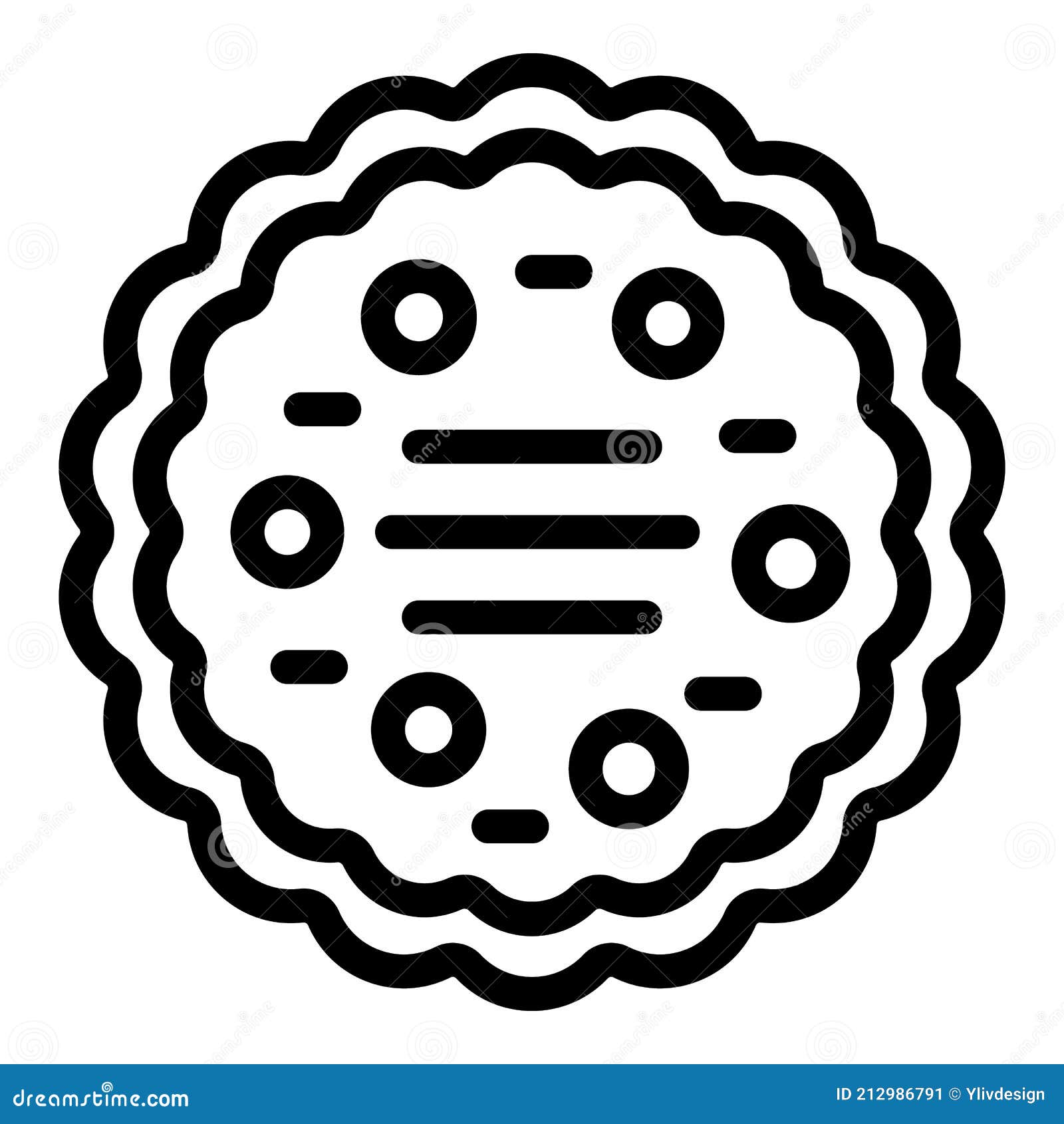 Cookie Molds Icons Set Vector Outline Stock Photo | CartoonDealer.com ...
