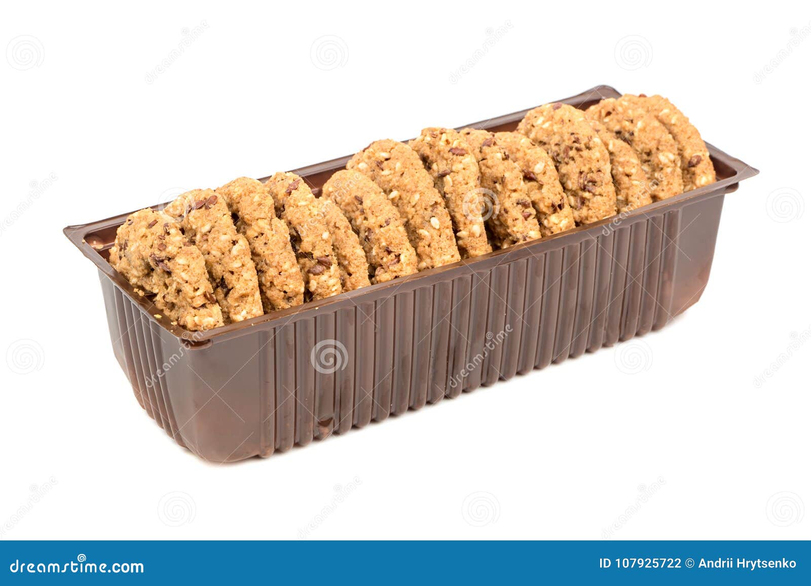 Cookie in package stock photo. Image of background, grain - 107925722
