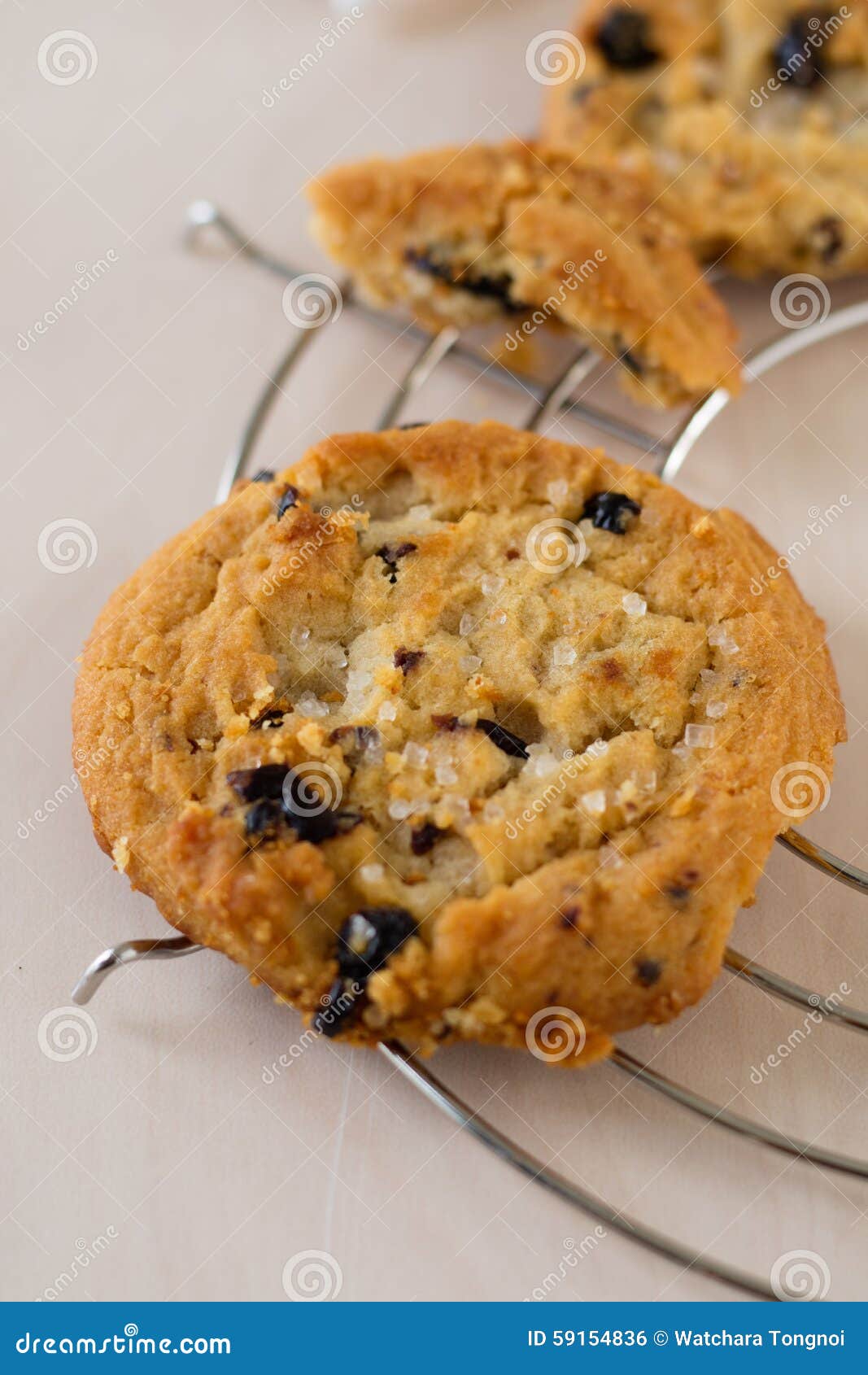 Cookie put on table stock photo. Image of baked, dessert - 59154836