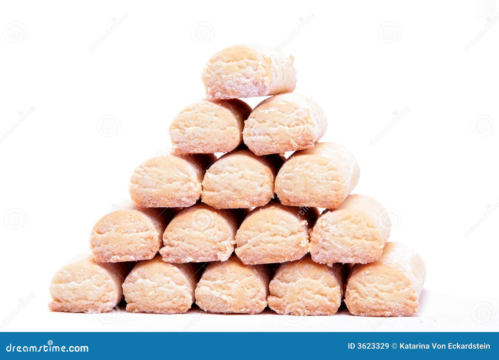 Cookie pyramid stock image. Image of sugar, biscuit, isolated - 3623329