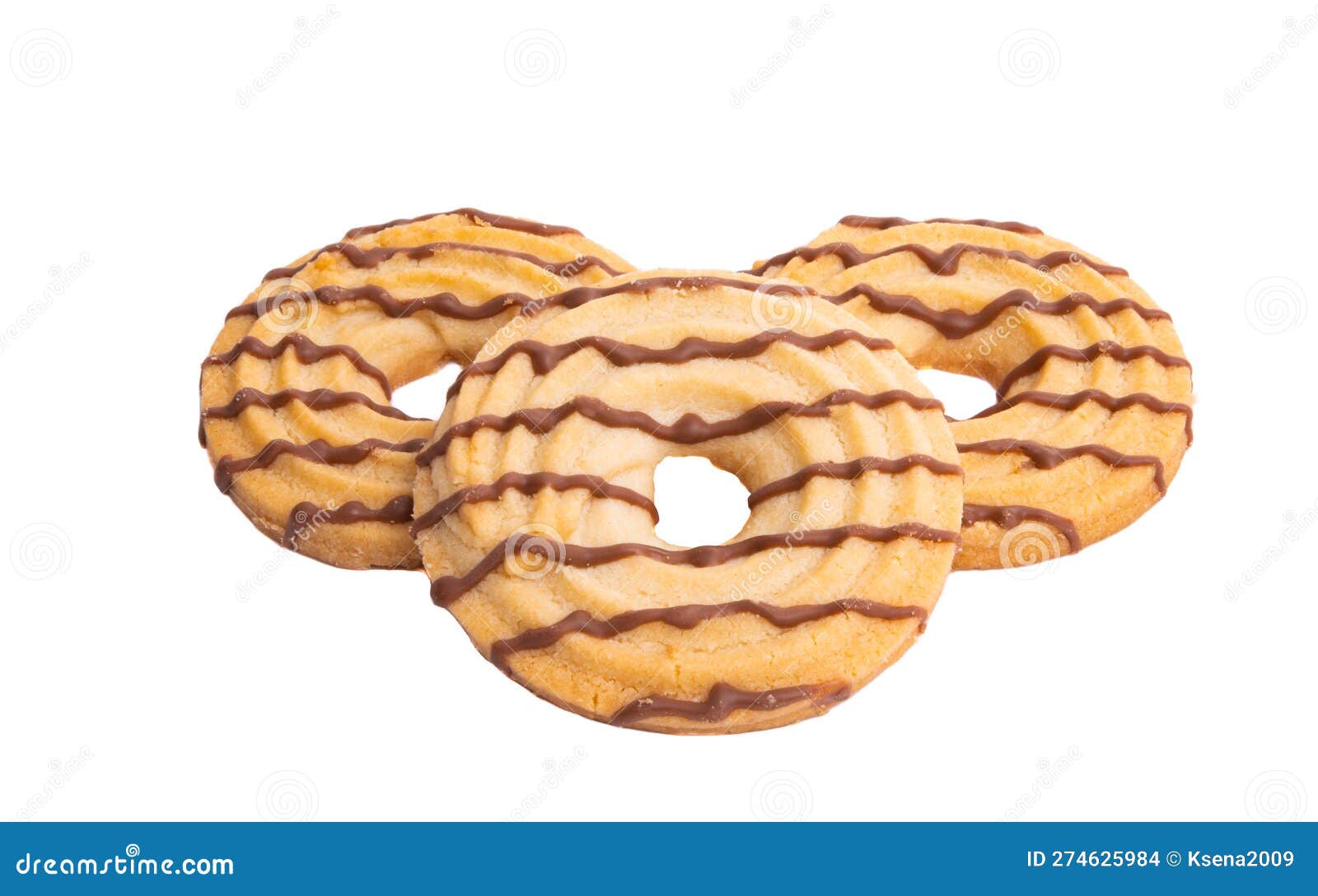 Cookie ring isolated stock photo. Image of biscuit, dessert - 274625984