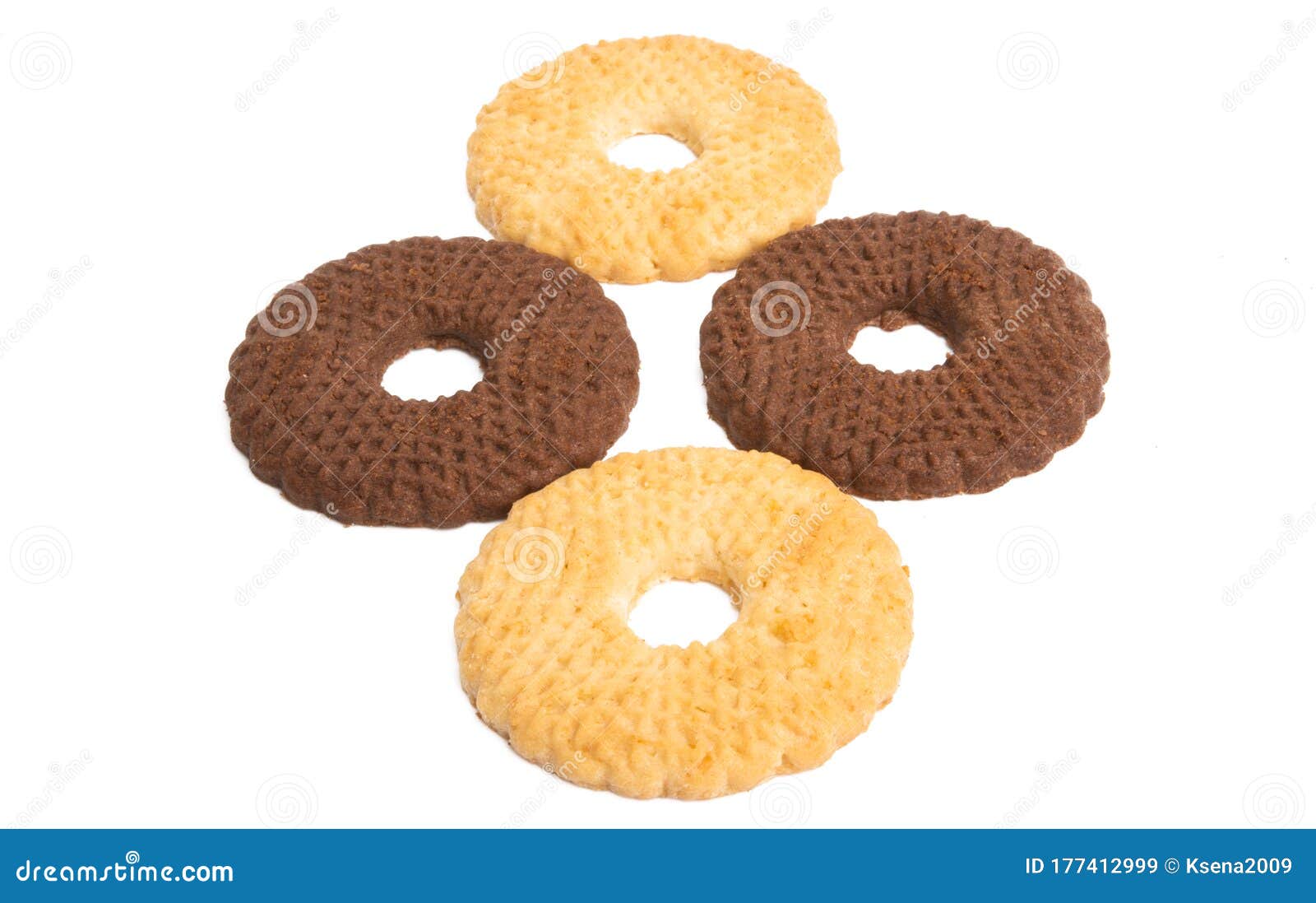Cookie rings isolated stock image. Image of round, ring - 177412999
