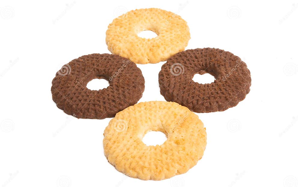 Cookie rings isolated stock image. Image of round, ring - 177412999