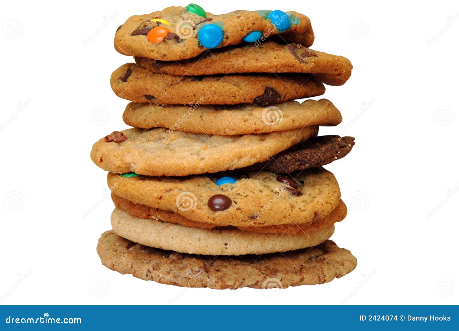 Cookie Stack stock photo. Image of dessert, goodies, treat - 2424074