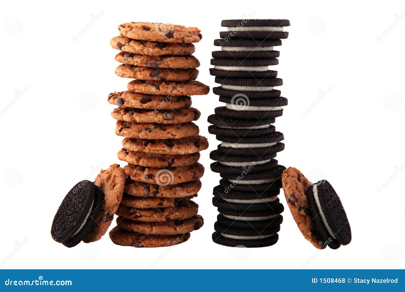 Cookie stack 4 stock photo. Image of fattening, carbs - 1508468