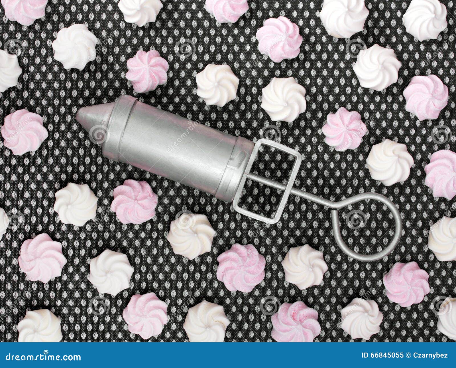 Cookie Syringe and Meringues Stock Image - Image of detail, delicious ...