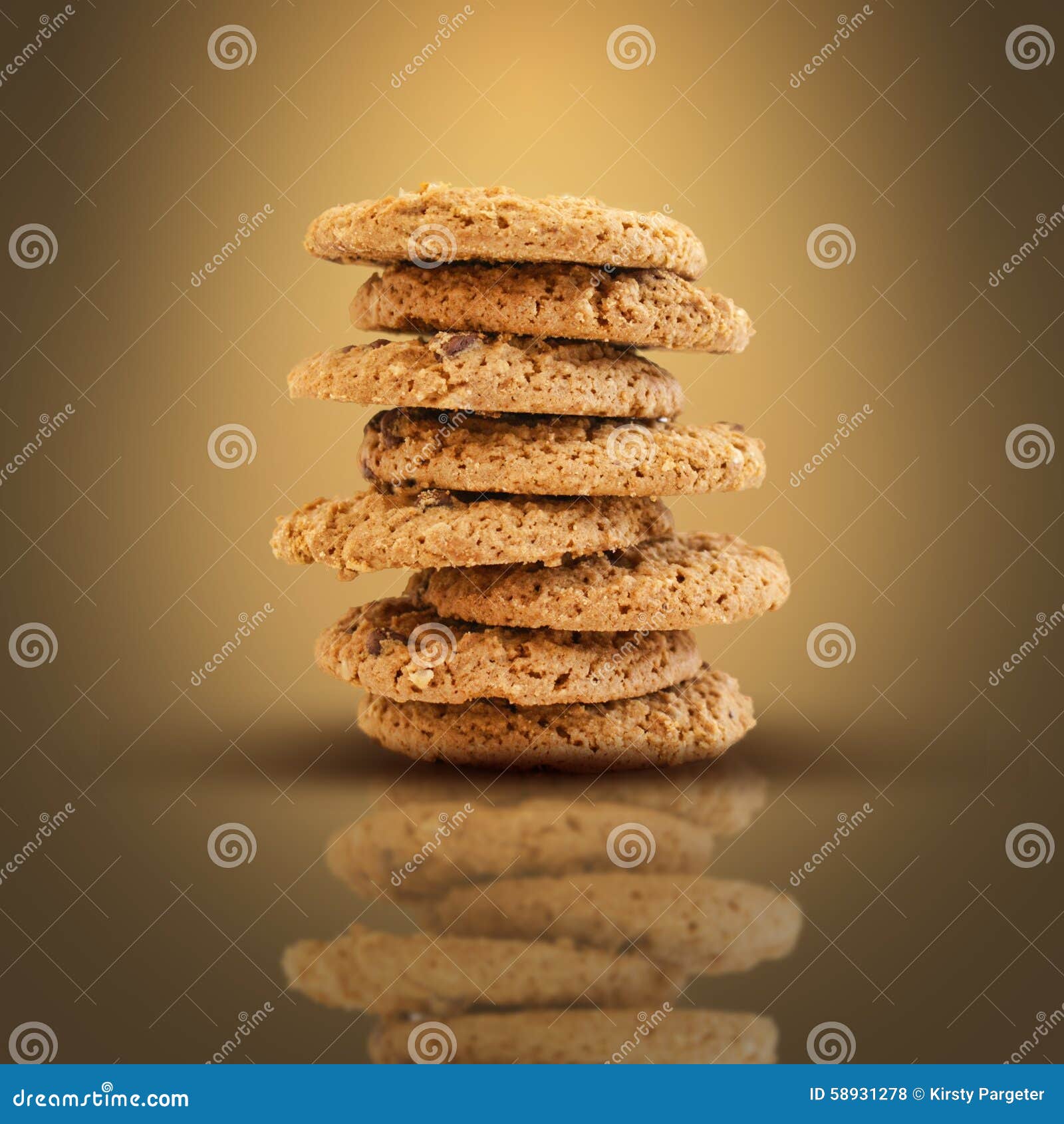 Cookie tower stock photo. Image of background, biscuit - 58931278