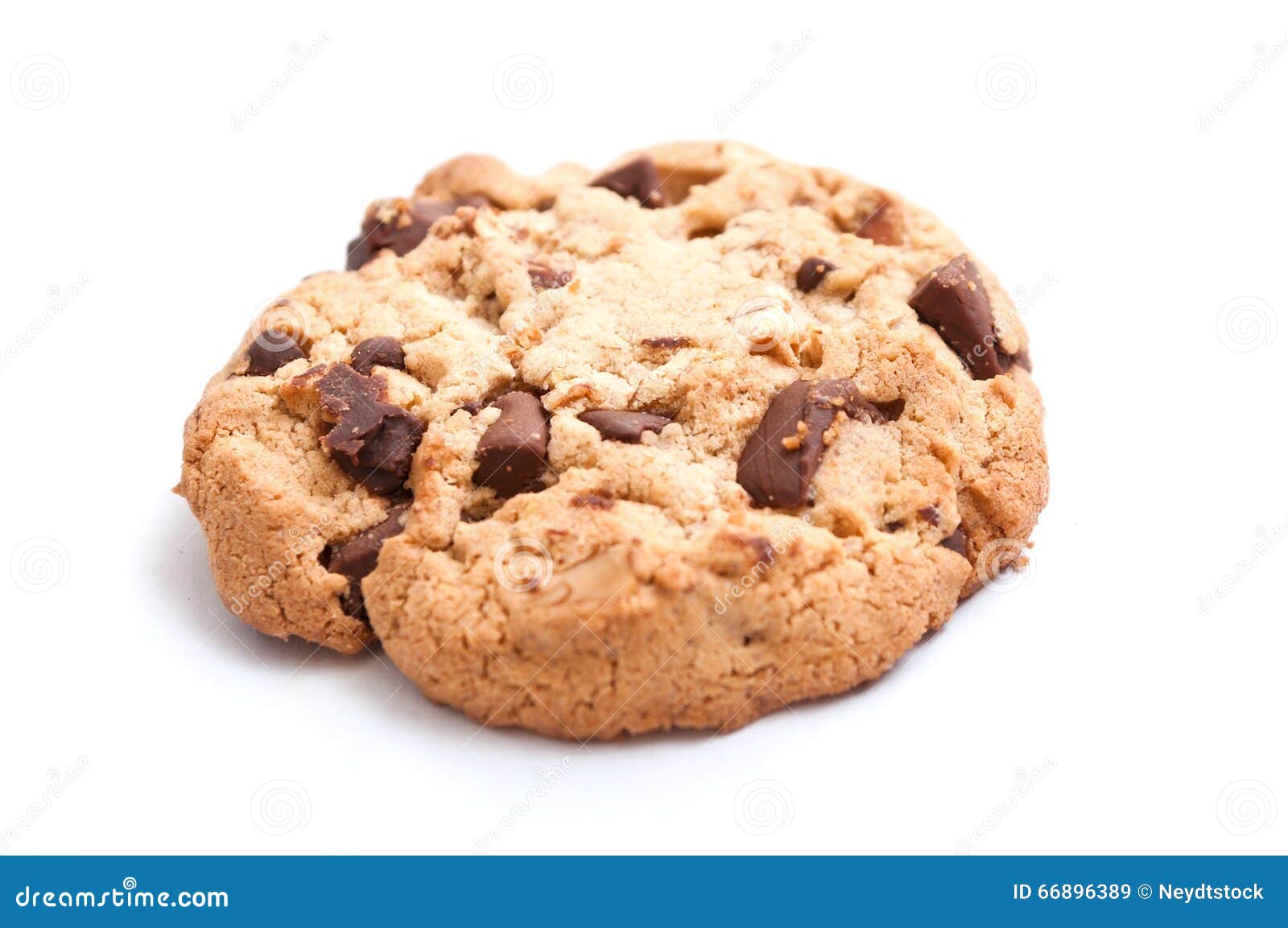 Cookie on white background stock image. Image of delicious - 66896389